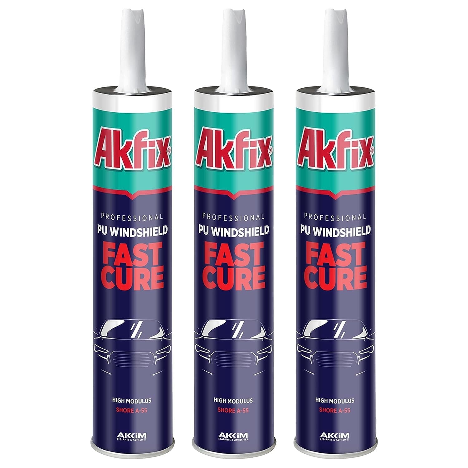 Akfix Polyurethane Windshield Adhesive 10.1 fl oz-3 Pack - Walmart.com