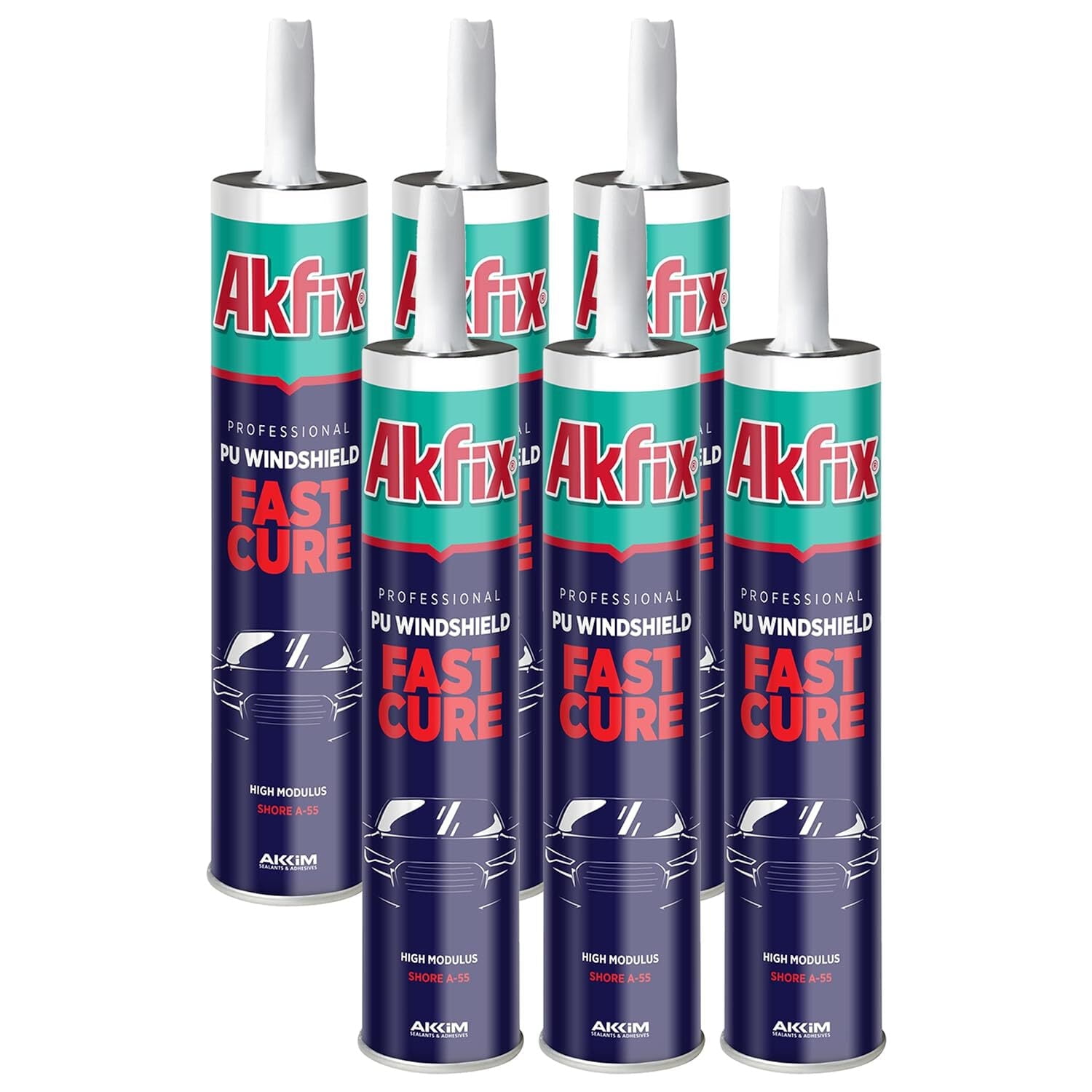 Akfix Polyurethane Windshield Adhesive 10.1 fl oz-6 Pack - Walmart.com