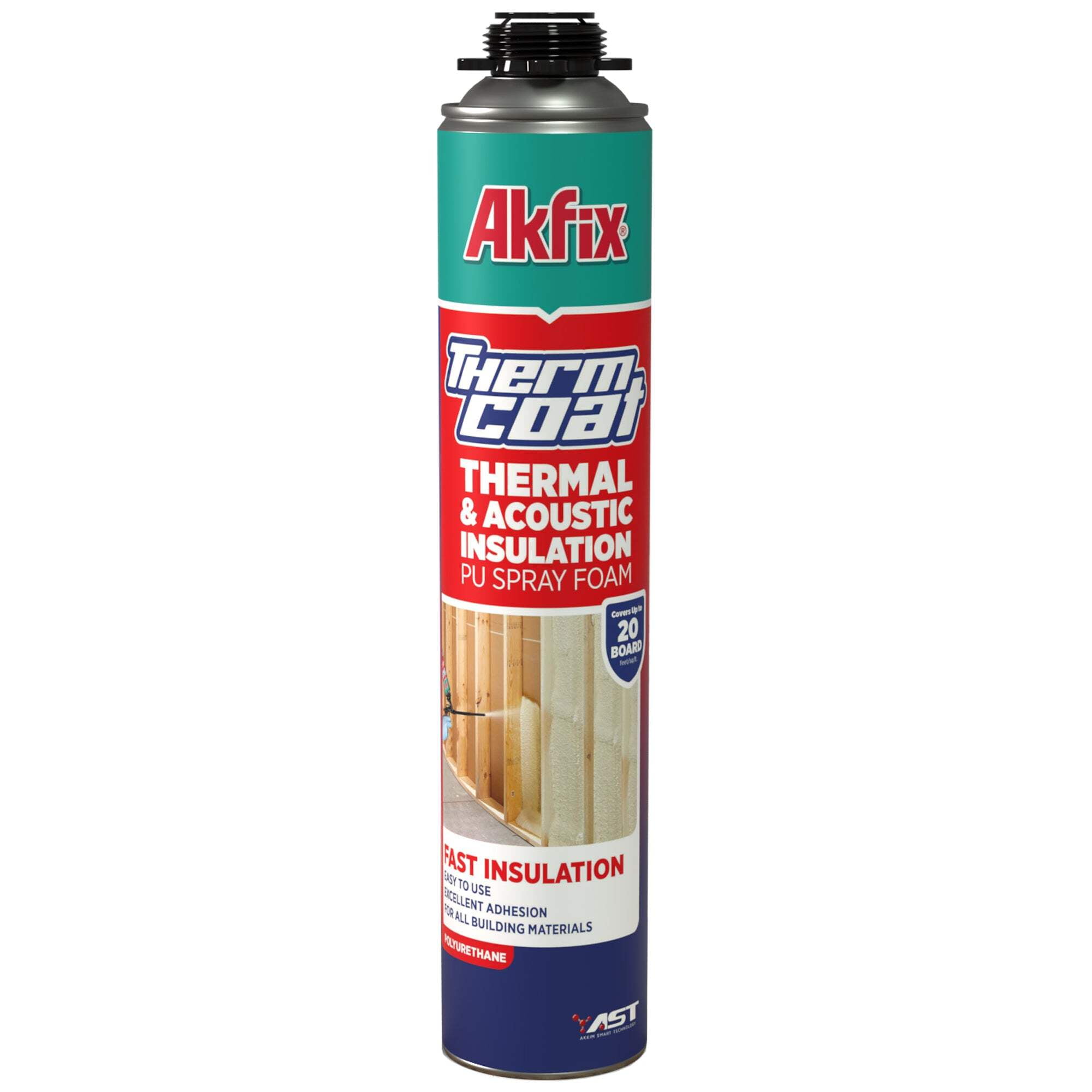 Akfix Thermcoat Insulated Expanding Aerosol Spray Foam Insulation ...