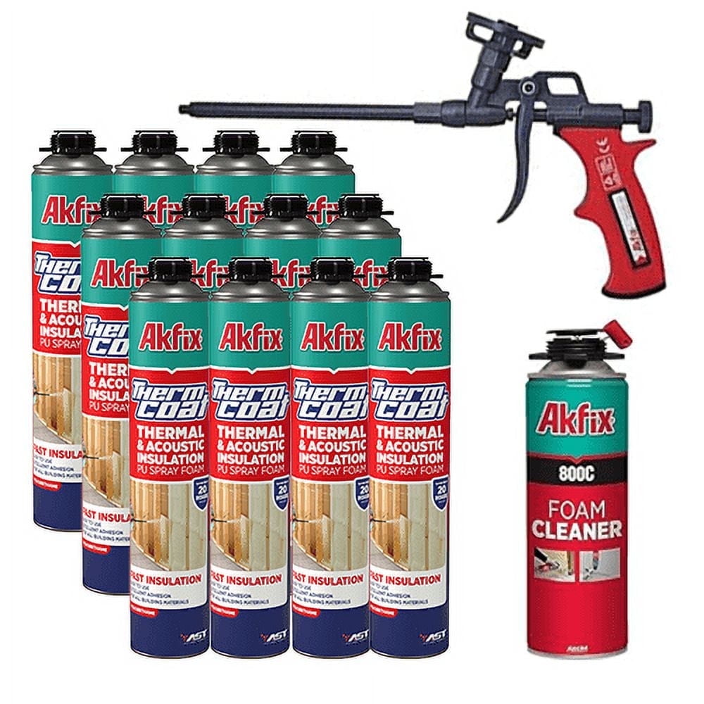 Akfix Thermcoat Insulated Seal Barrier, Closed Cell Spray Foam ...
