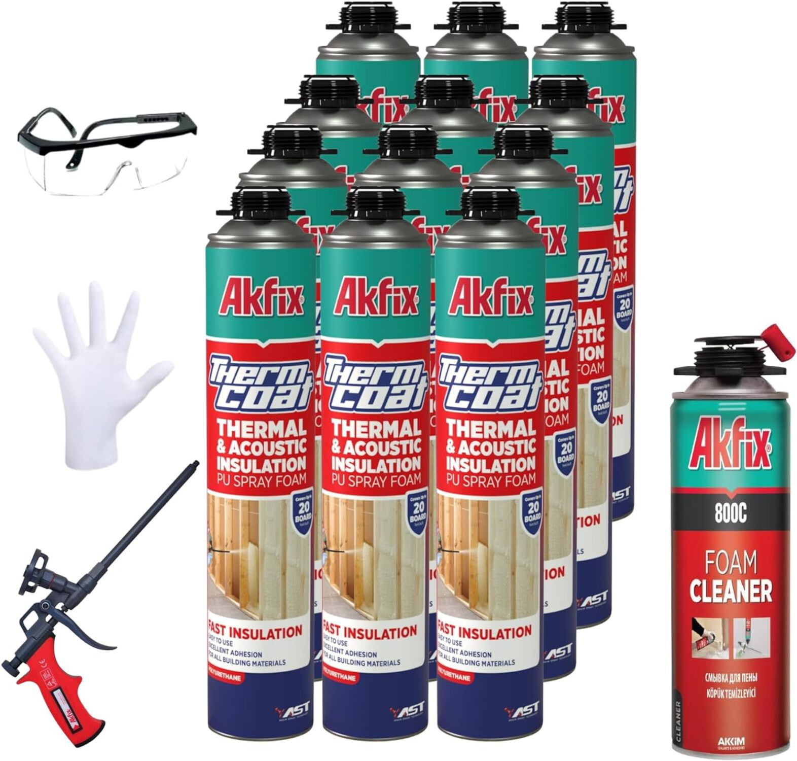 Akfix Thermcoat Insulated Seal Barrier, Closed Cell Spray Foam ...