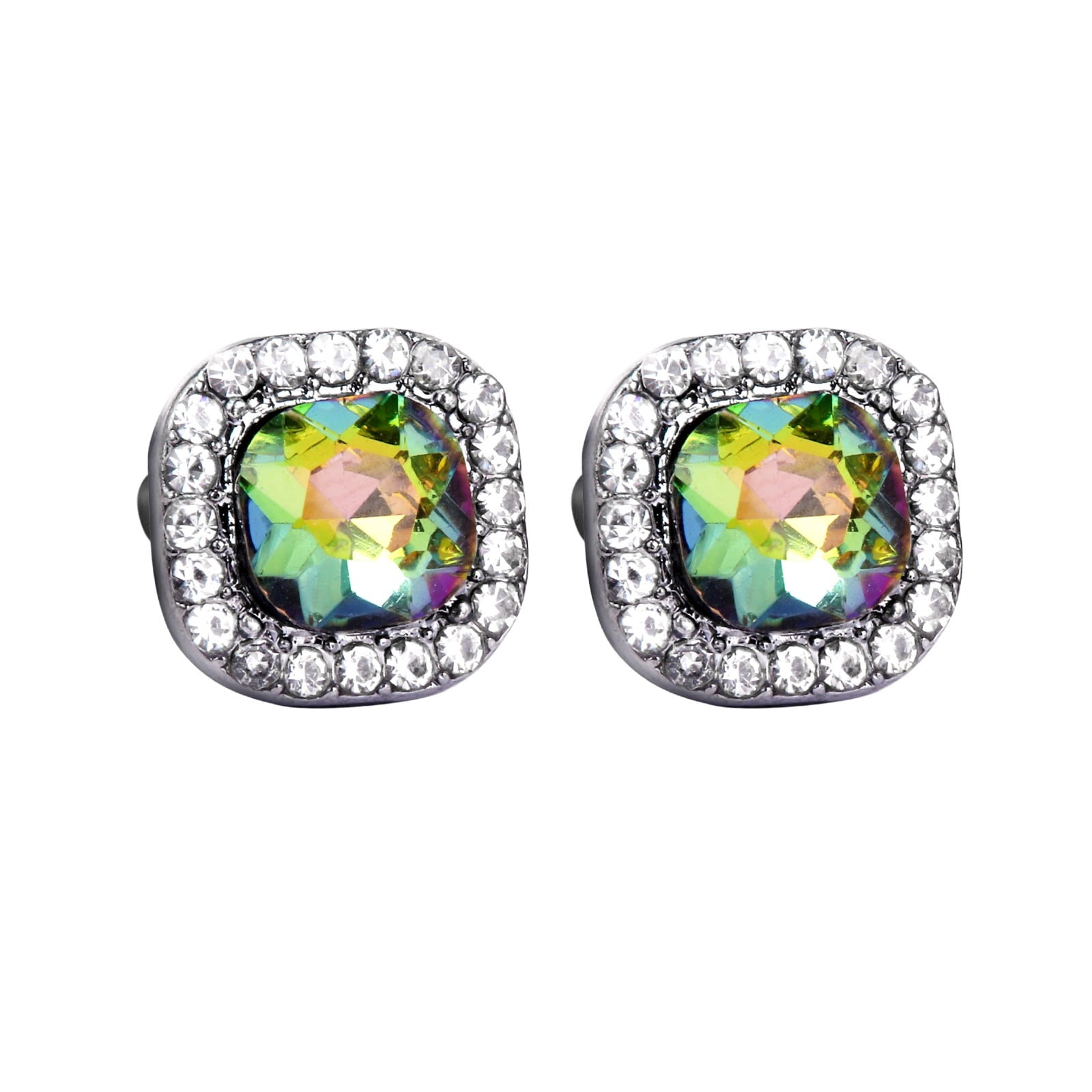 Akhfrdv Flash Deal!Temperament Women's Color Diamond Earrings Four ...