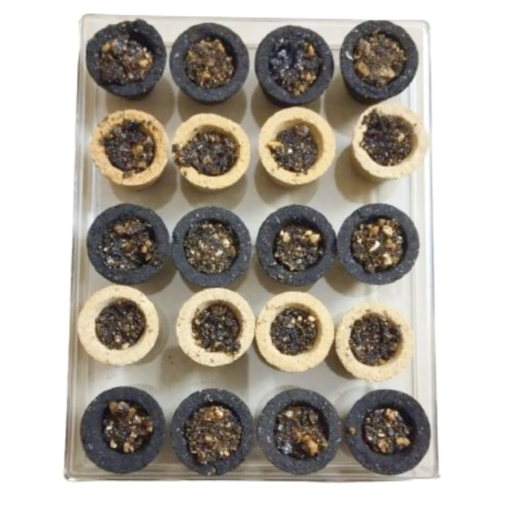 Akhil Naivedya Sambrani Dhoop Cups for Pooja 30 pcs Havan Cups for ...