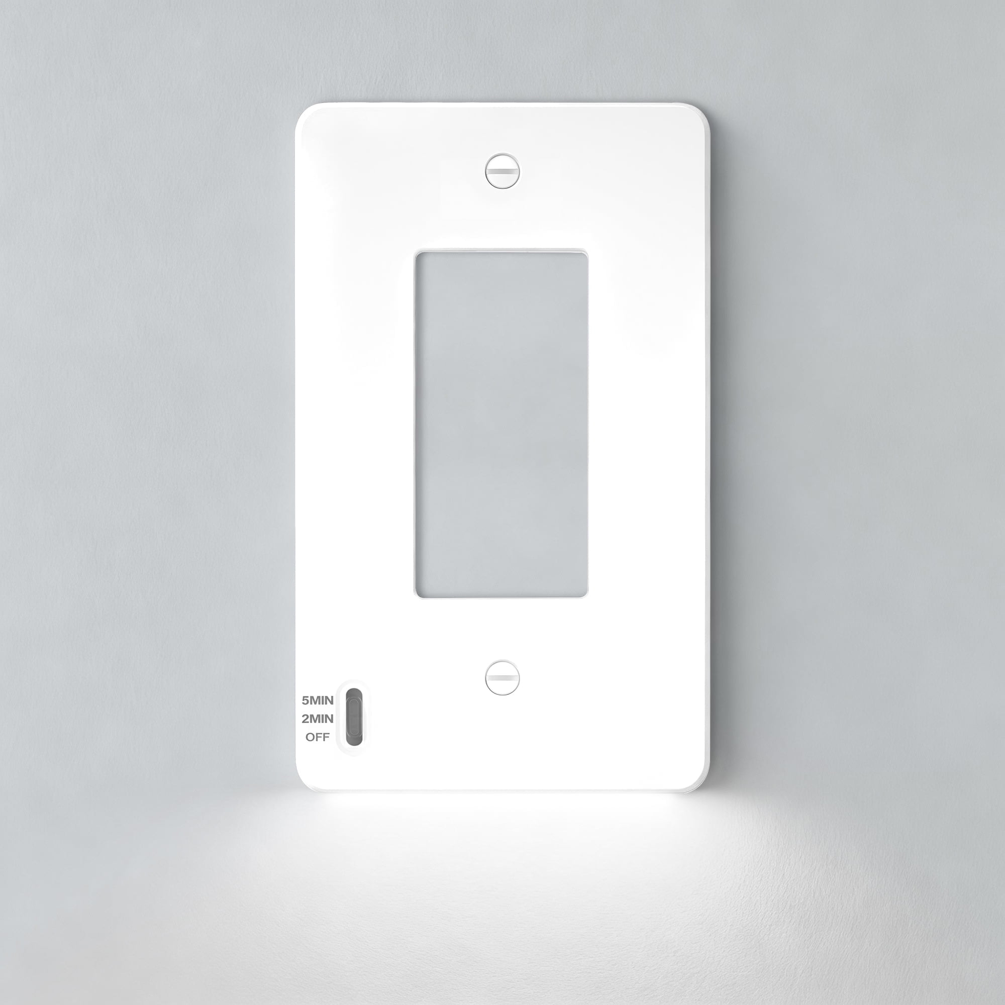 Akicon 1-Gang Matte Finish Switch Plate Cover with Automatic Radar ...