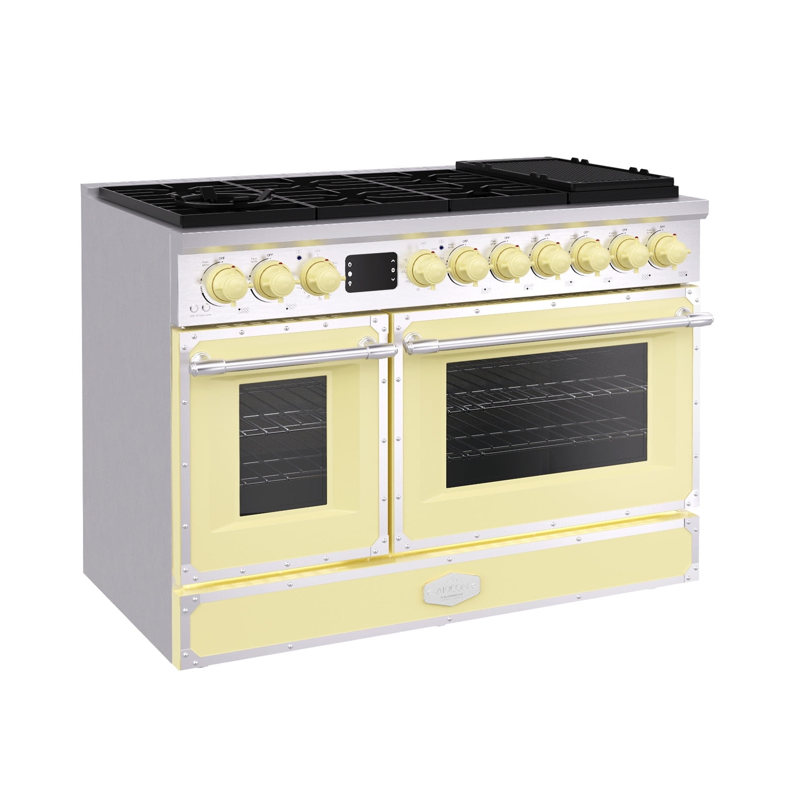 Akicon 48 Inch Freestanding Gas Range with 8 Sealed Burners Cooktop, 6. ...