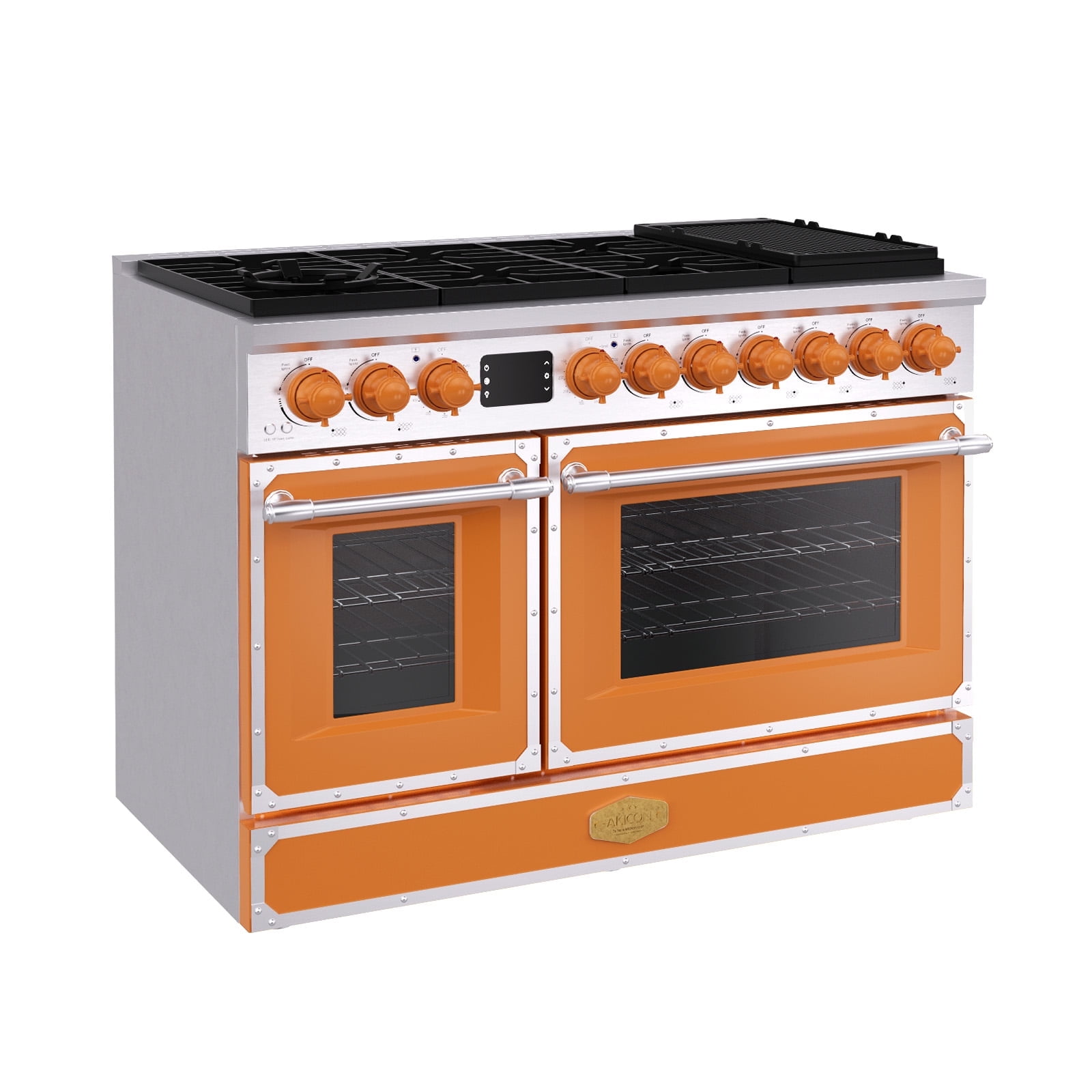Akicon 48 Inch Freestanding Gas Range with 8 Sealed Burners Cooktop, 6. ...