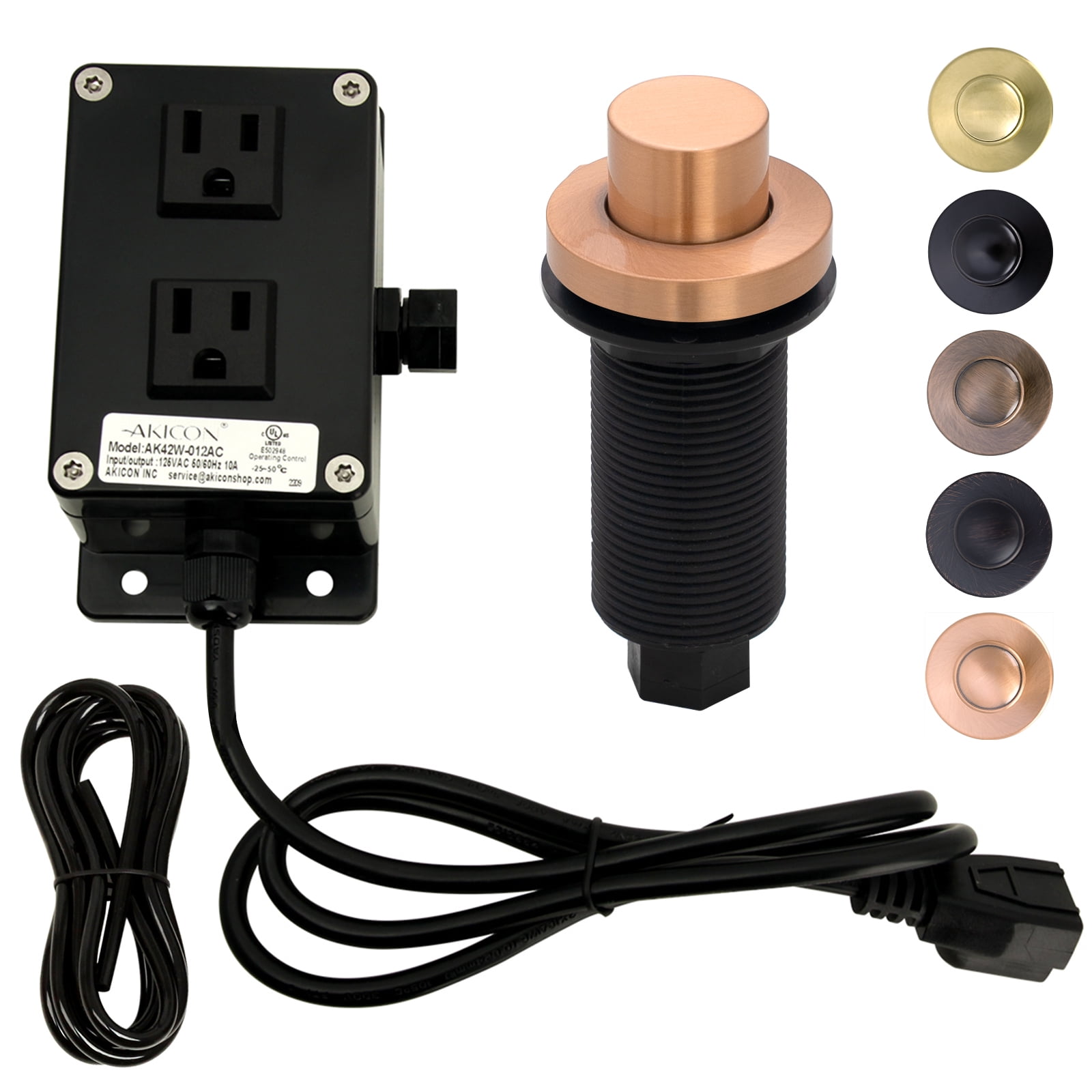 Garbage Disposal Counter Button