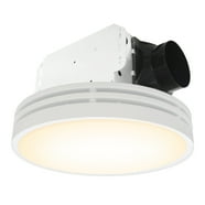Delta Breez BreezRecessed 80 CFM Exhaust Bath Fan/LED Light and Night ...