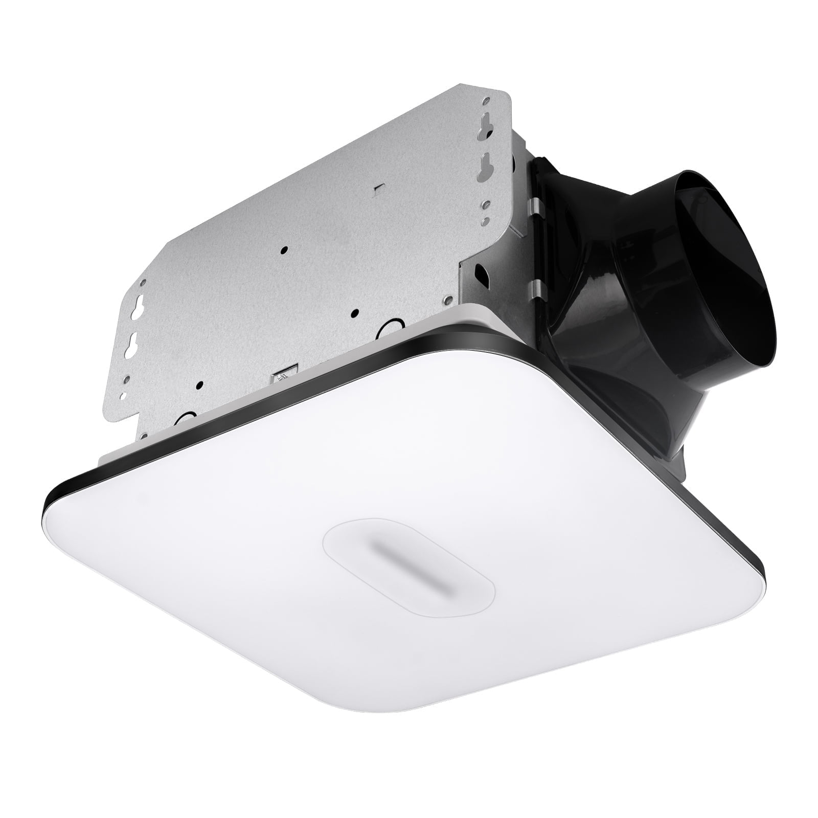Akicon Bathroom Exhaust Fan with Light, Dimmable 3CCT LED Light with ...