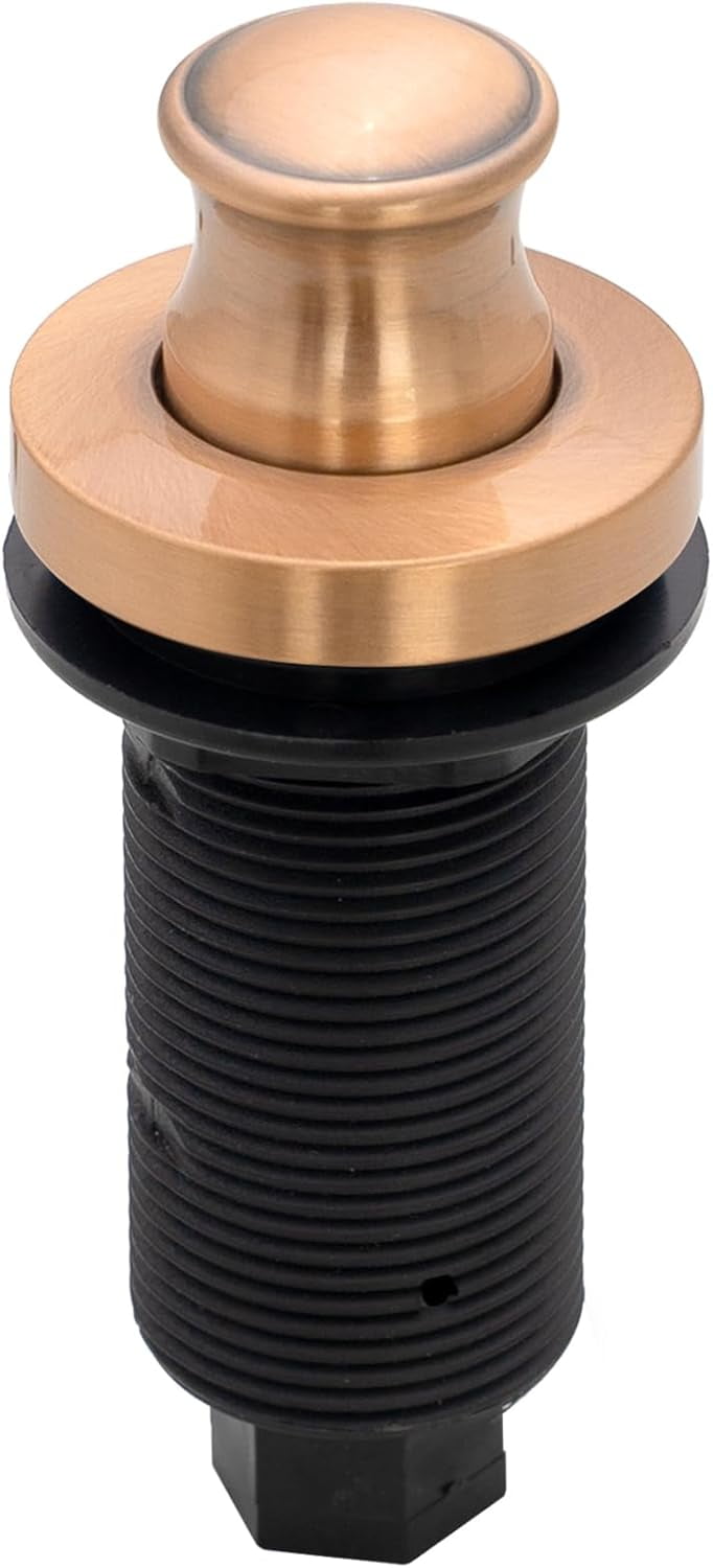 Akicon Copper Garbage Disposal Air Switch Kit with Sink Top Waste ...