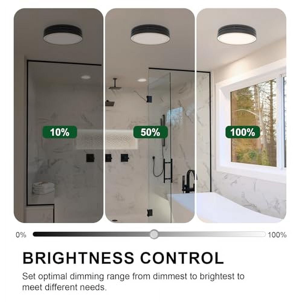 Akicon Dimmer Switch for Exhaust Fan with Light, Single Pole Fan Light ...