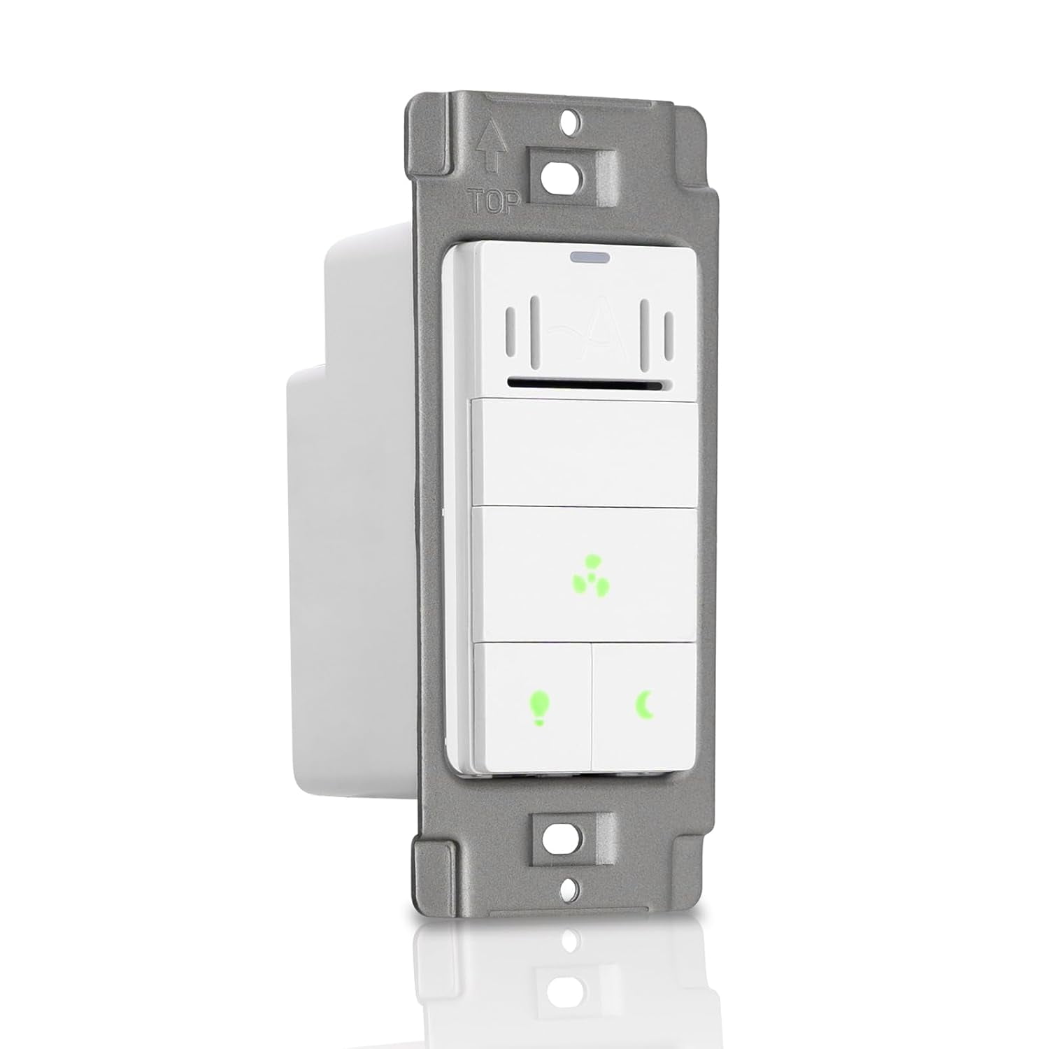 Akicon Humidity Sensor Switch for Bathroom Exhaust Fan with Light, LED Light, Night Light ...