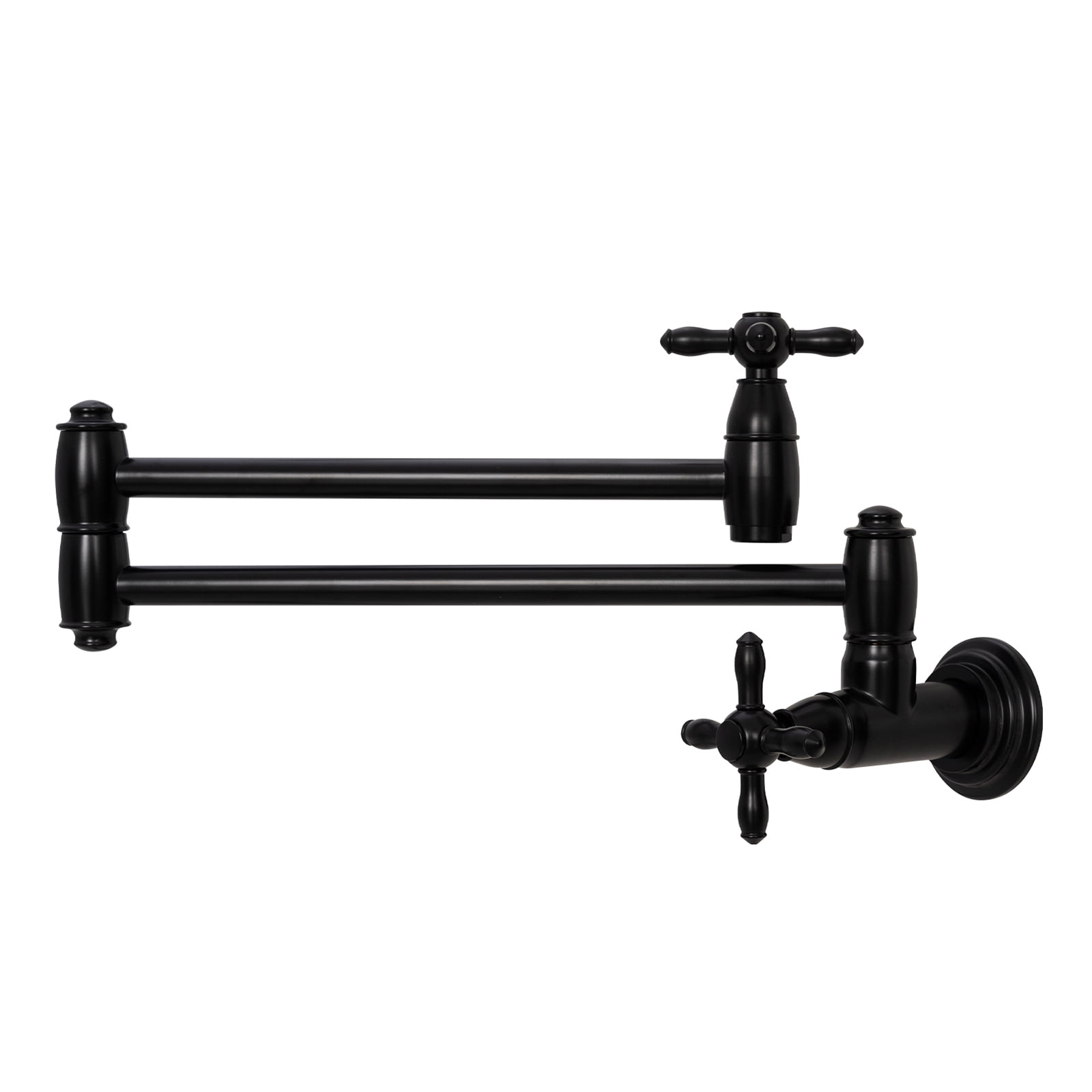 Akicon Pot Filler Faucet - Solid Brass Wall Mount Kitchen Faucets with ...