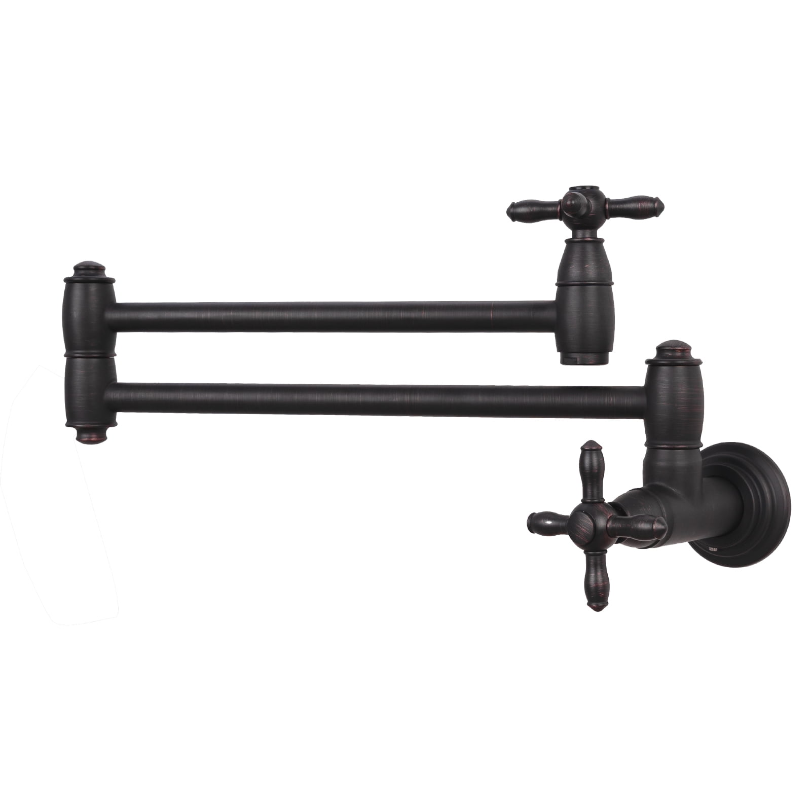 Akicon Pot Filler Faucet - Solid Brass Wall Mount Kitchen Faucets with ...