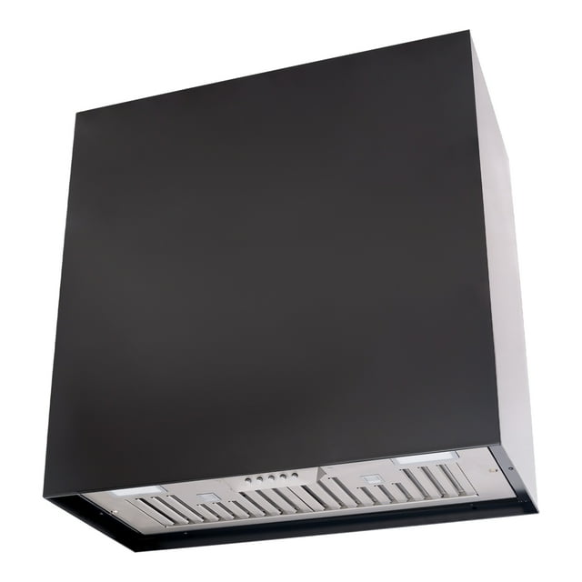 Akicon Stainless Steel Range Hood, Modern Box Kitchen Hood with ...