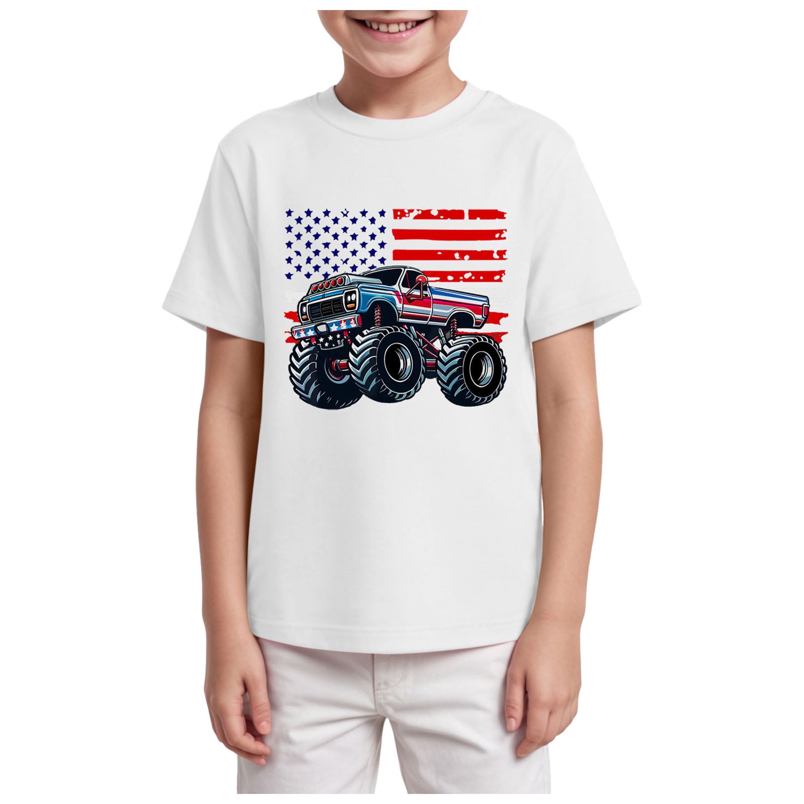 Akiihool Baby Boy Shirt Kids 4th of July Shirts Boys American Flag T ...
