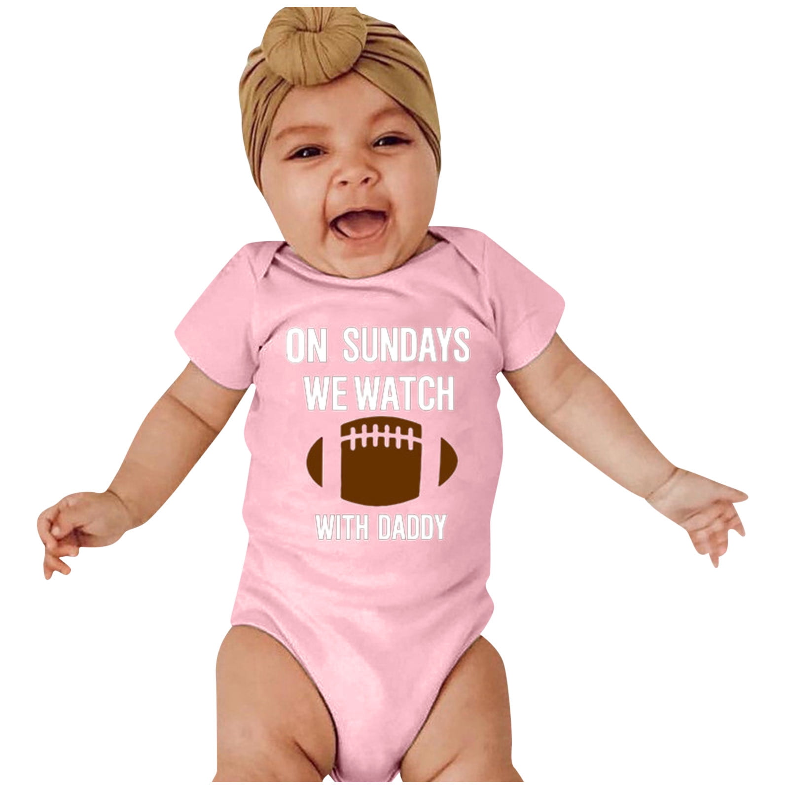 Akiihool Baby Girl Outfits Baby Girls' Short-Sleeve Bodysuit For Summer ...