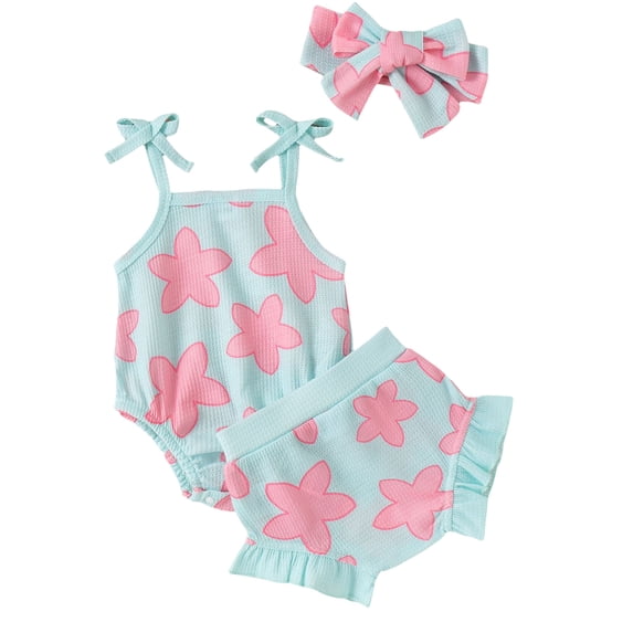Akiihool Baby Girl Summer Clothes Baby Girl Summer Clothes Cute Ruffle ...