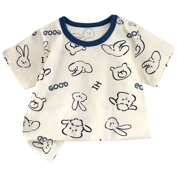 Akiihool Boy Shirt T Shirts for Boy Boy's Short Sleeve Crewneck T Shirt ...