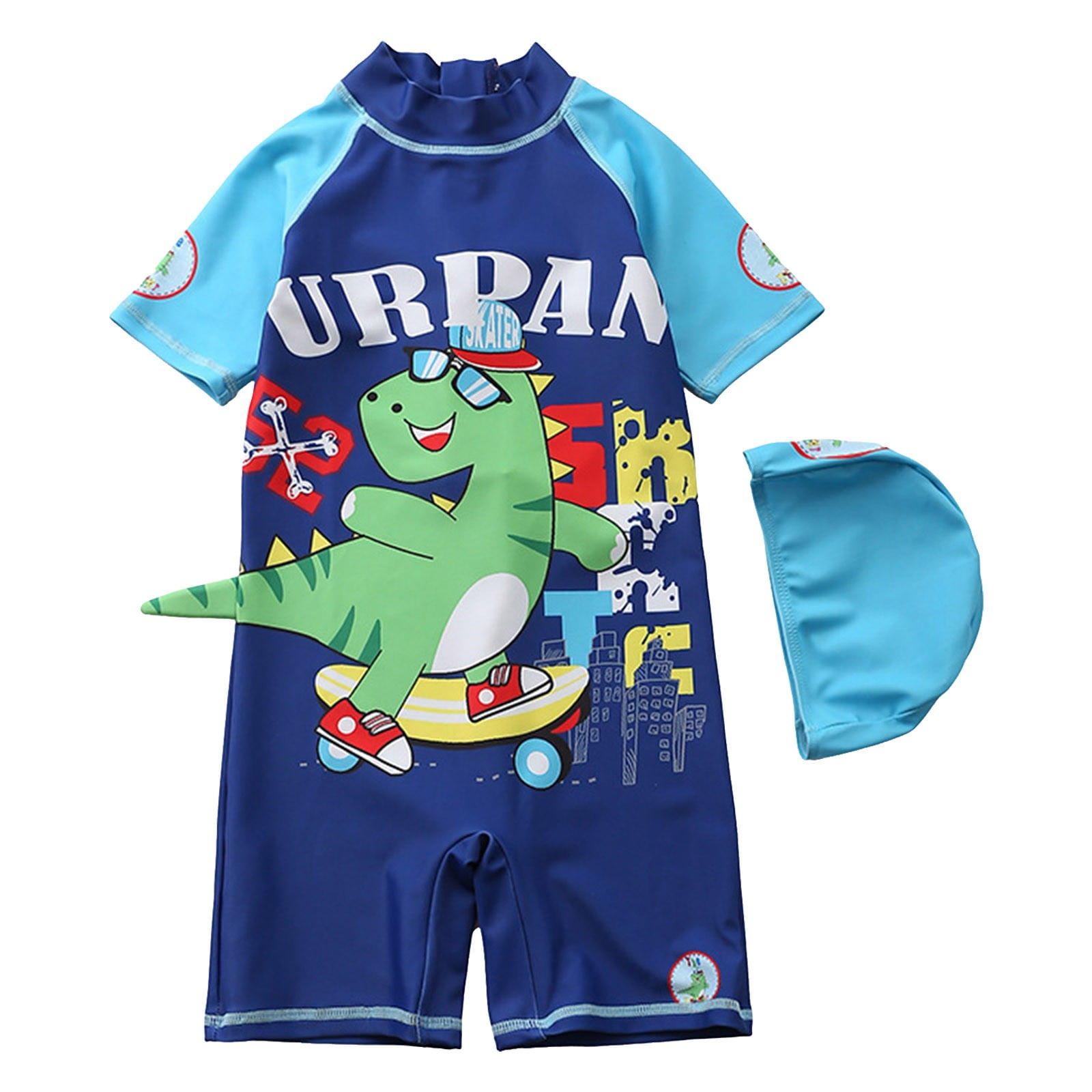 Akiihool Boy Swimsuits Toddler Boys Swimsuit Set Two Piece Bathing Suit ...