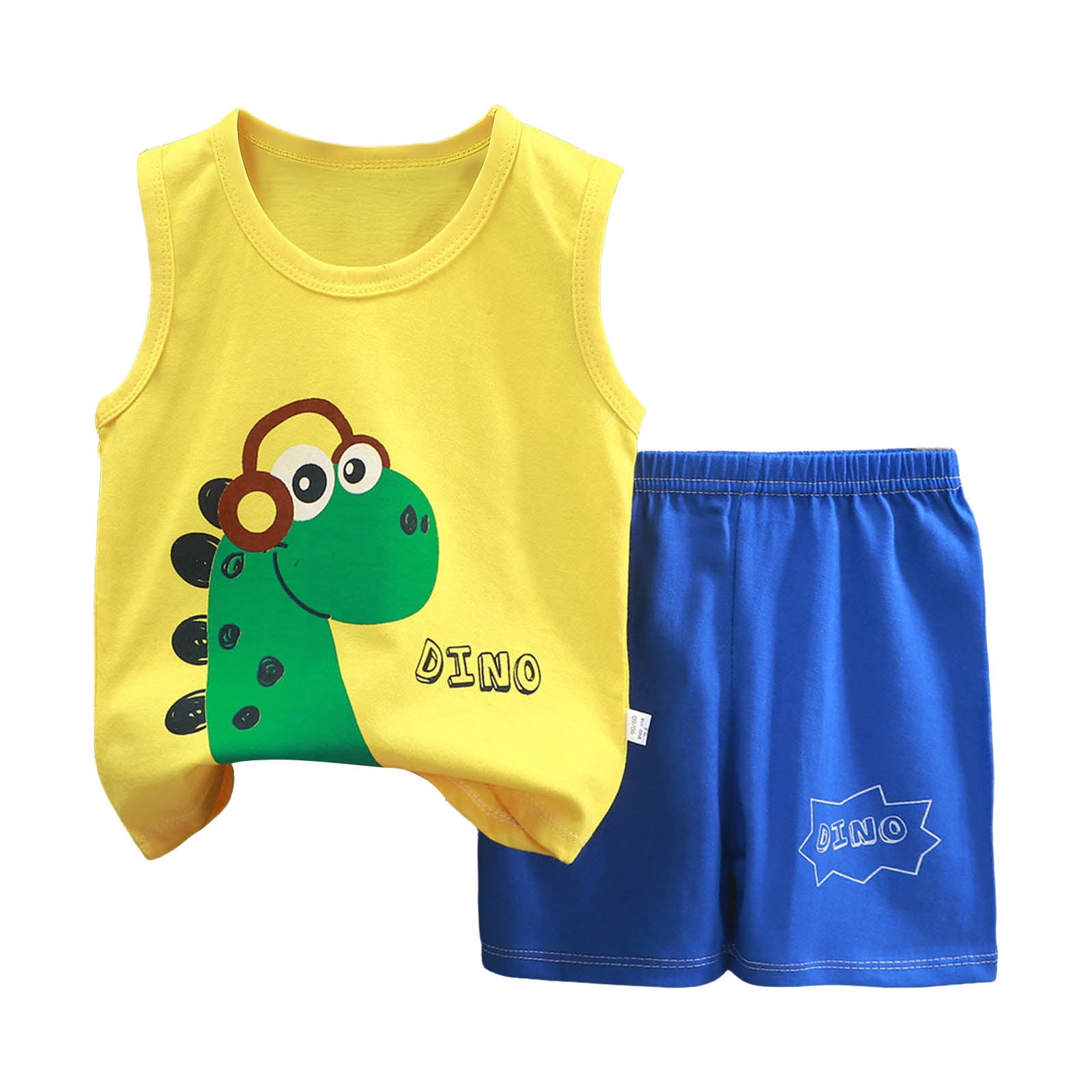 Akiihool Boys Outfit Set Toddler Boys Summer Outfits Animal Print ...
