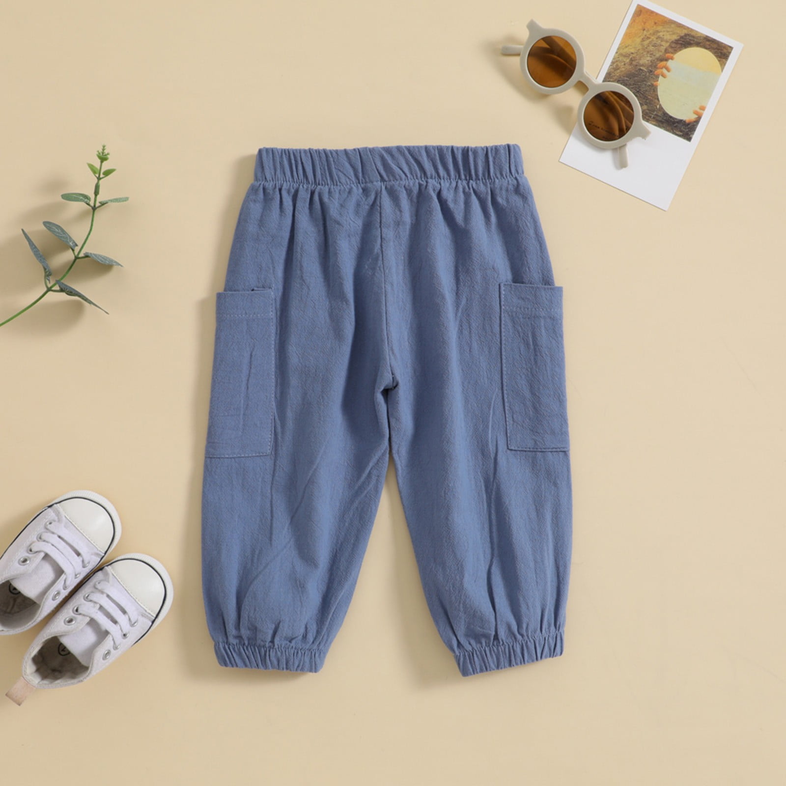 Akiihool Boys' School Uniform Skinny Leg Jegging Flat Front Style (Blue ...