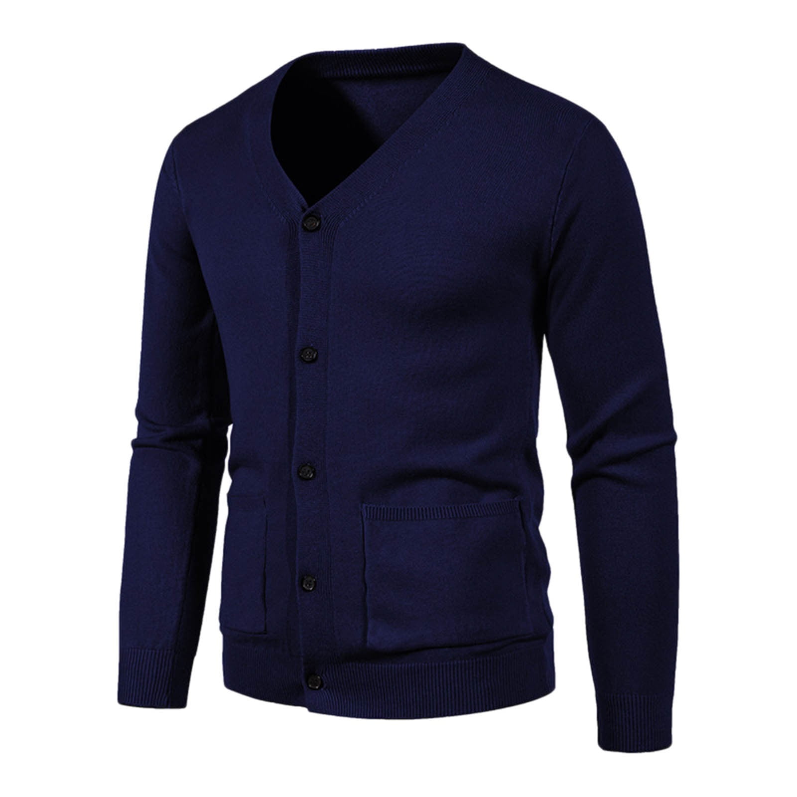 Akiihool Cardigan Men Big and Tall Mens Casual Comfortable Fit Cardigan ...