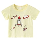 Akiihool Children's T-Shirt Boys' Short Sleeve Shirt Crewneck and ...