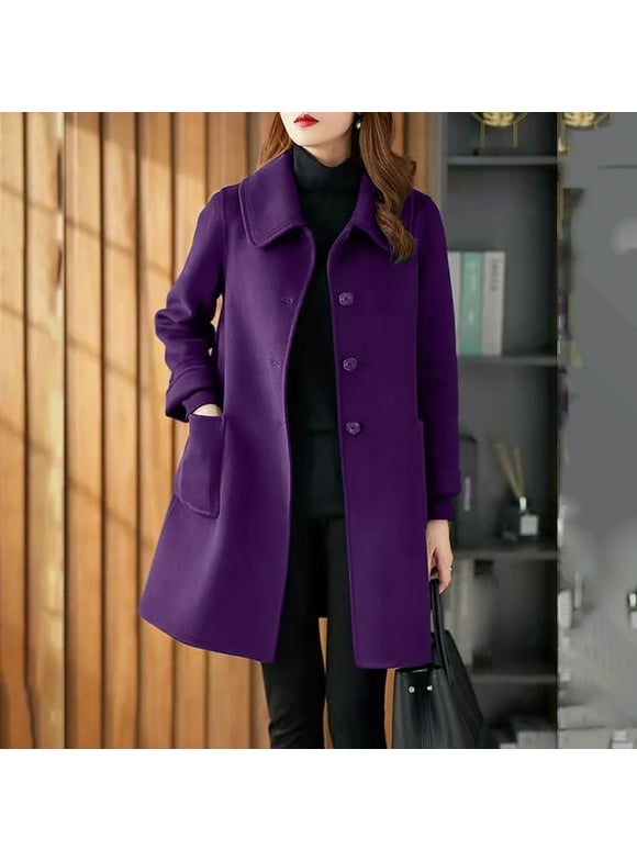 Women's Purple Coats