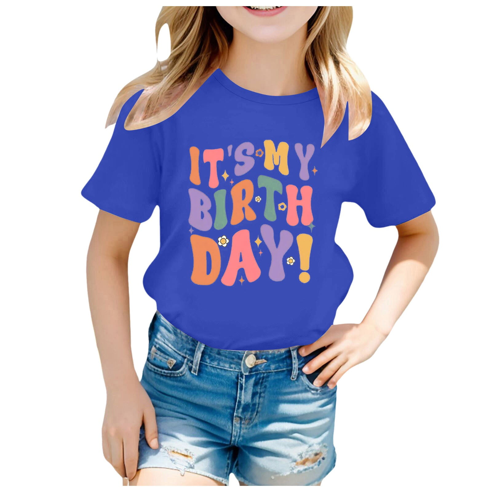 Akiihool Cute Tops for Teen Girls' Essential Short Sleeve T-Shirts ...