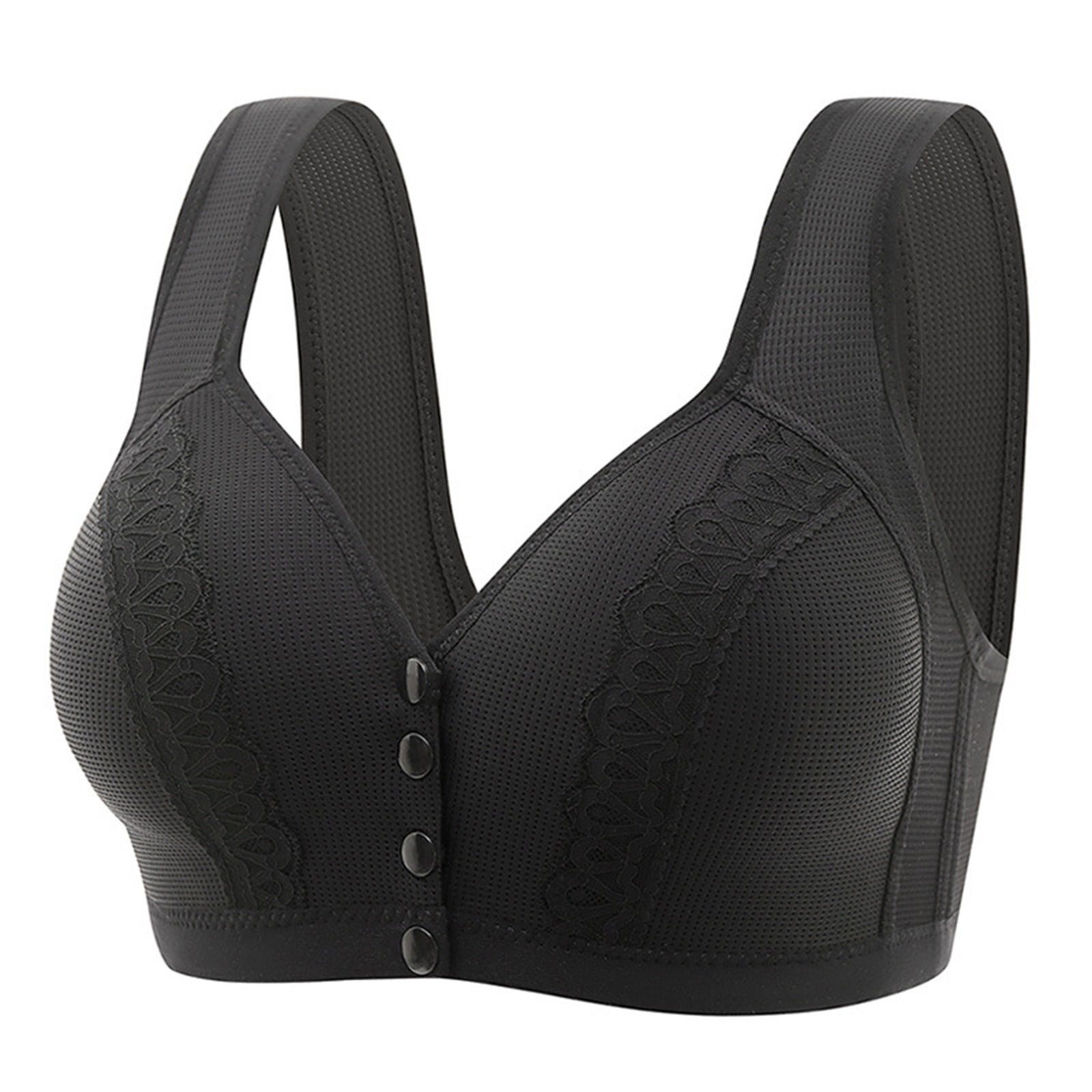 Akiihool Everyday Bras Plus Size Womens Cup Lace Bra Balconette Mesh
