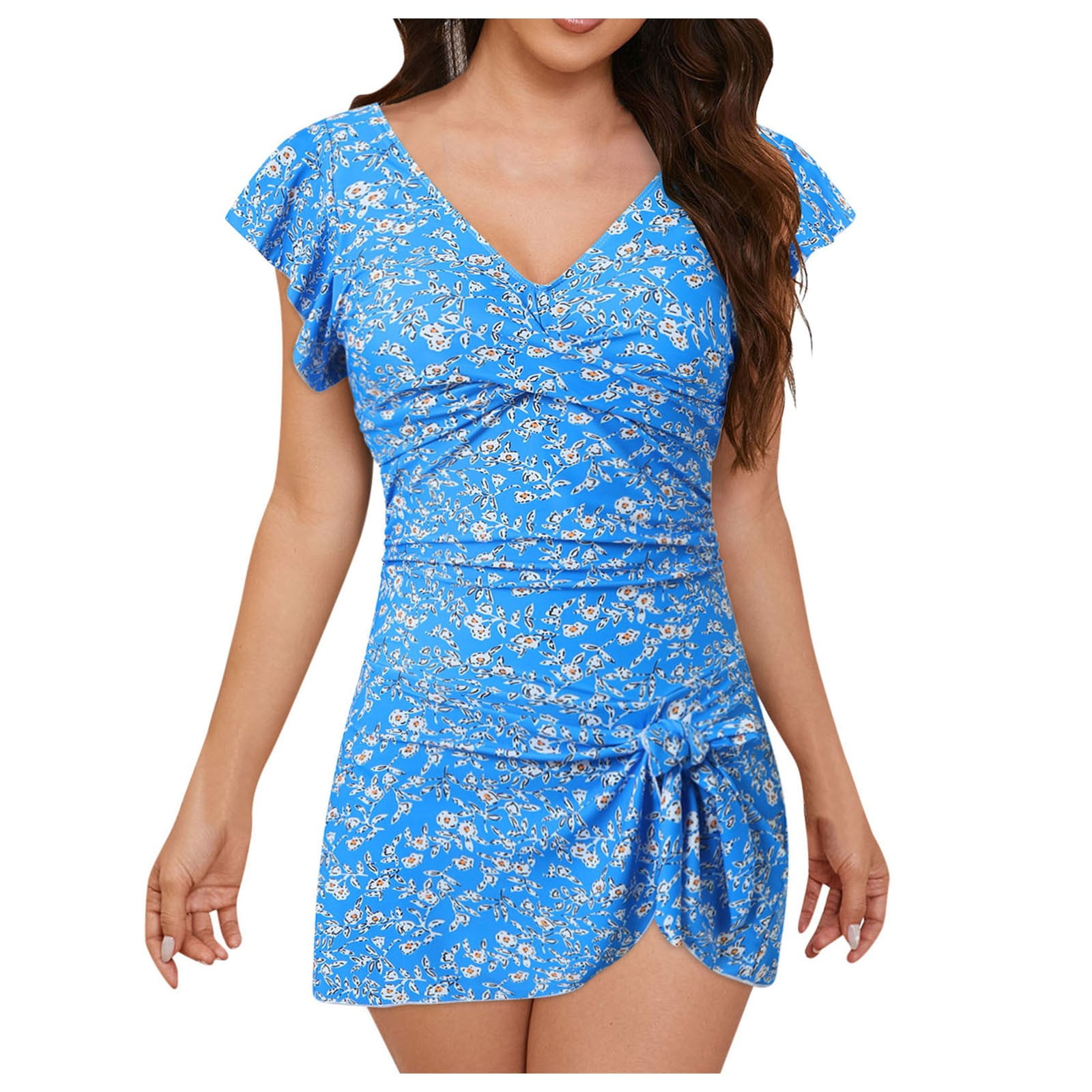 Akiihool Fashion One Piece Swimwear Women Tummy Control One Piece ...