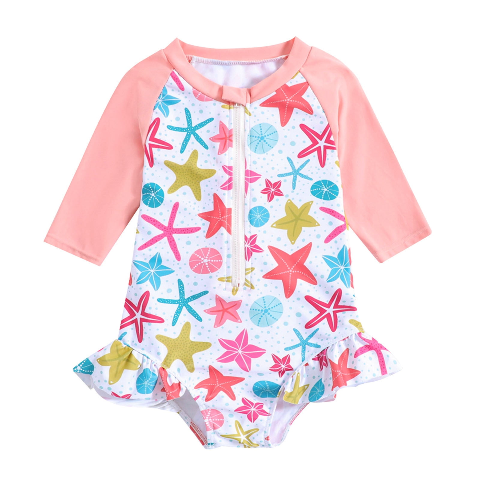 Akiihool Girl One Piece Swim Girls Swimsuit Rash Guard Tankini UPF Sun ...