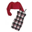 7Y Girl Skirt Sets, Casual Winter Fall Dresses, Cute Outfit for Big ...