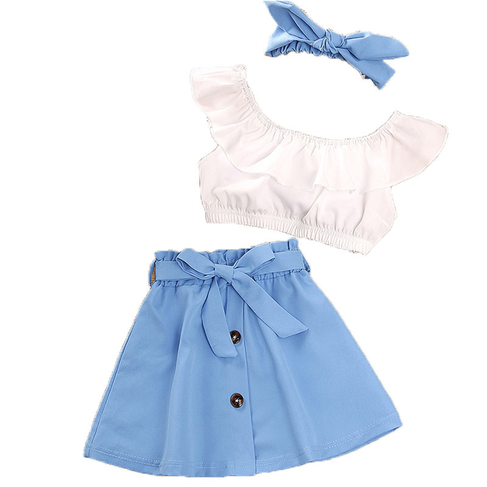 Akiihool Girl Skirts Sets Outfits Girls' Active Skirts Set 2 Piece ...