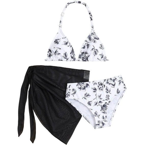Akiihool Girls Matching Swimsuits Baby Girl Bathing Suit, Toddler Girls ...