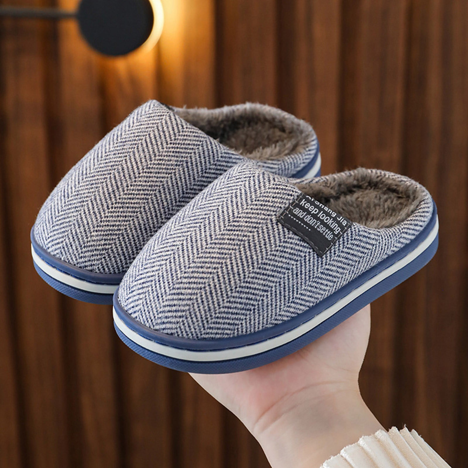 Akiihool Girls' Slippers Baby Girl's Soft Plush Slippers with Non-Slip ...