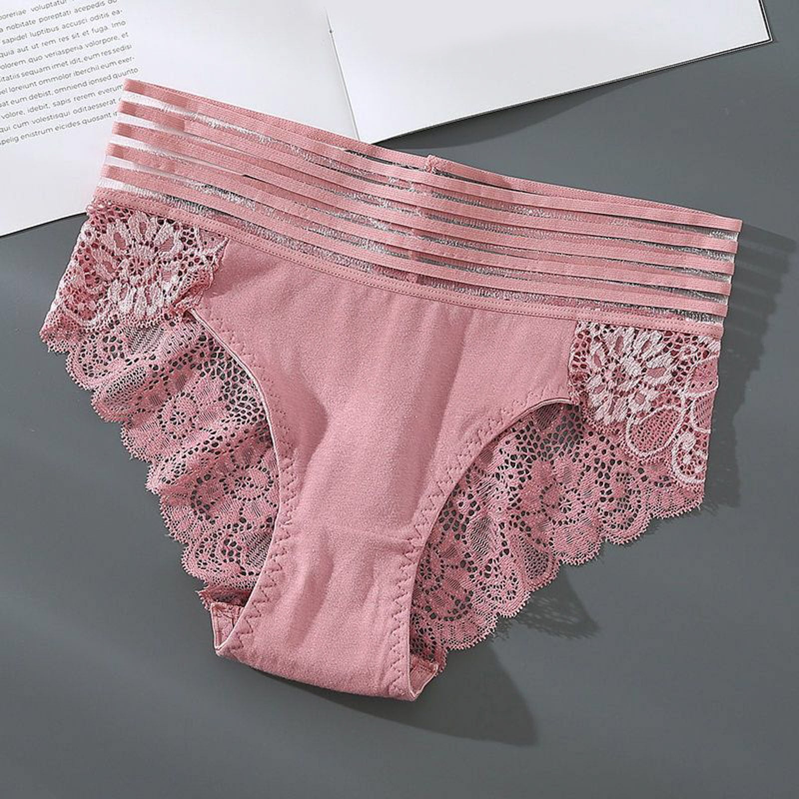Akiihool High Waisted Underwear for Women Women's Cotton Underwear,Soft ...