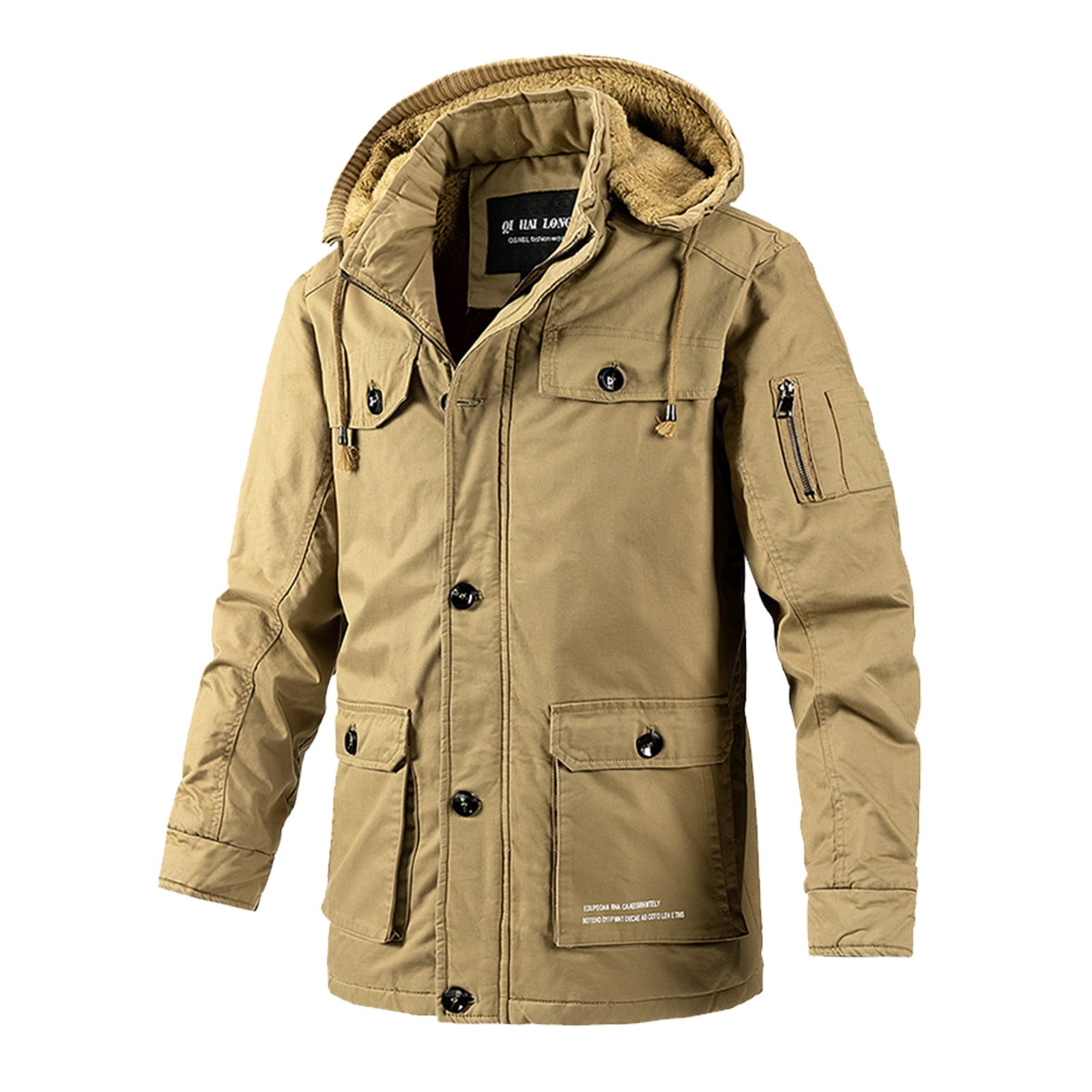 Akiihool Jackets for Men Big and Tall Men's Letter Love Print Jacket ...