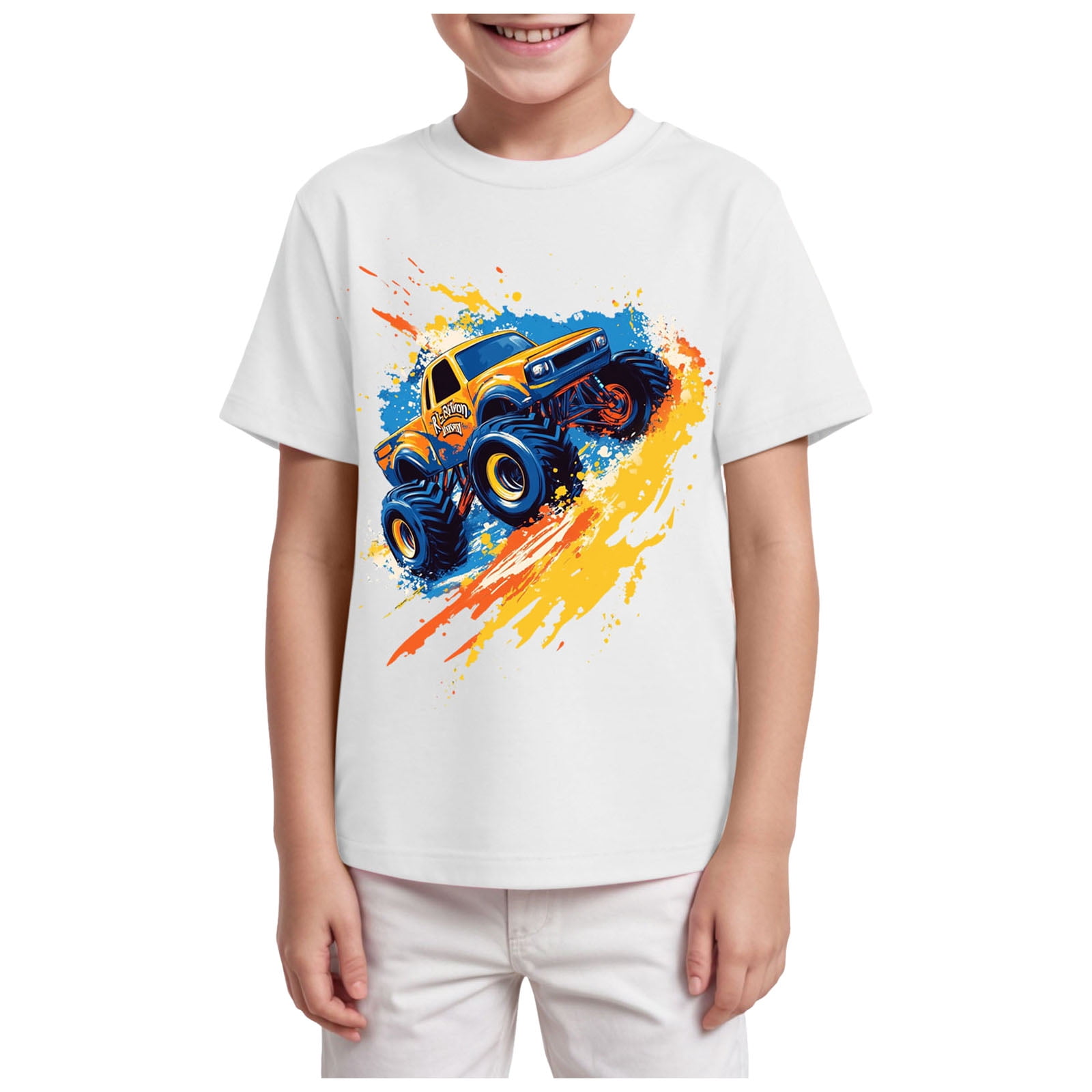 Akiihool Kids Uniform Shirts for Baby Boys Girls Graphic Printed T ...
