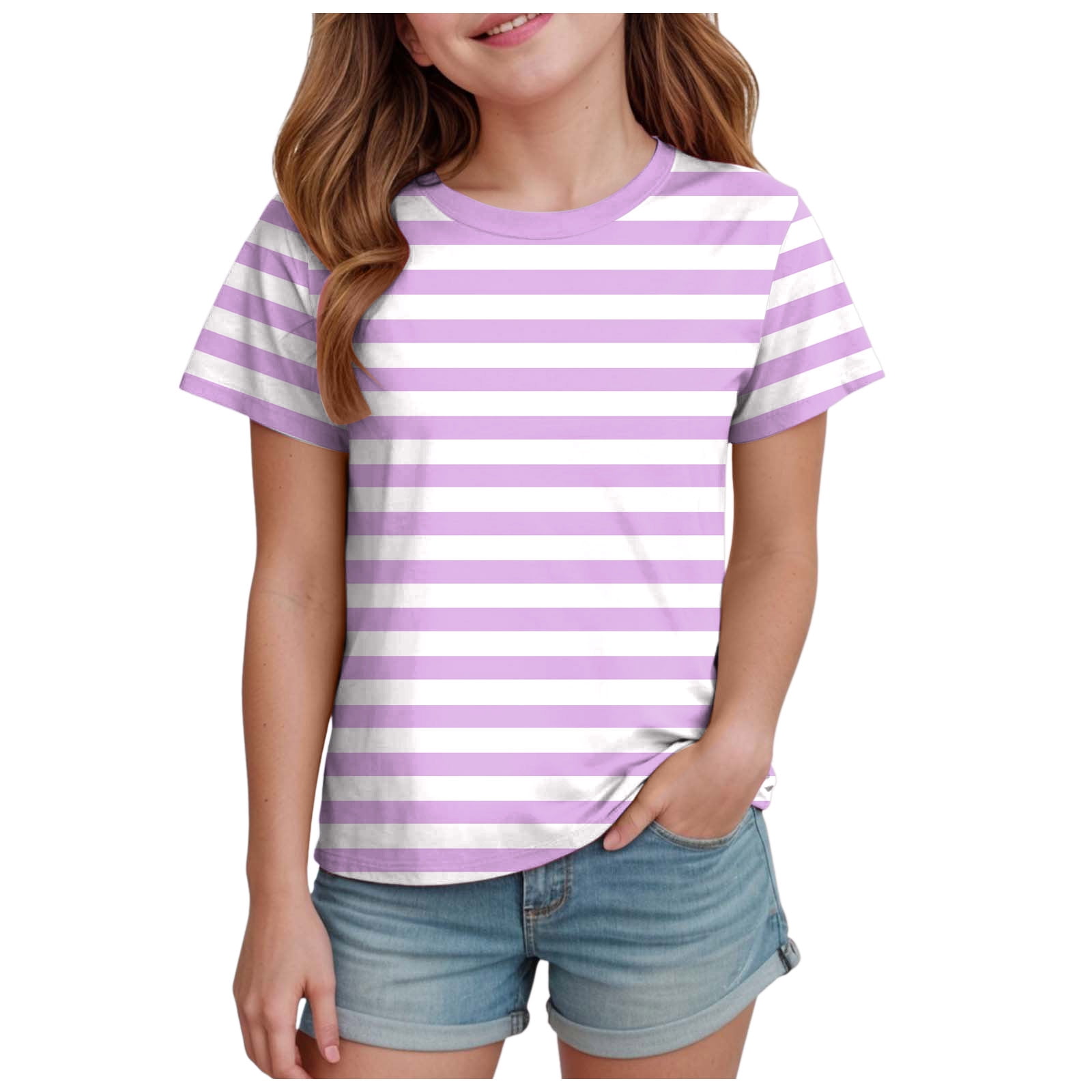 Akiihool Kids Uniform Shirts for Boys Girls Graphic Printed T Shirts ...