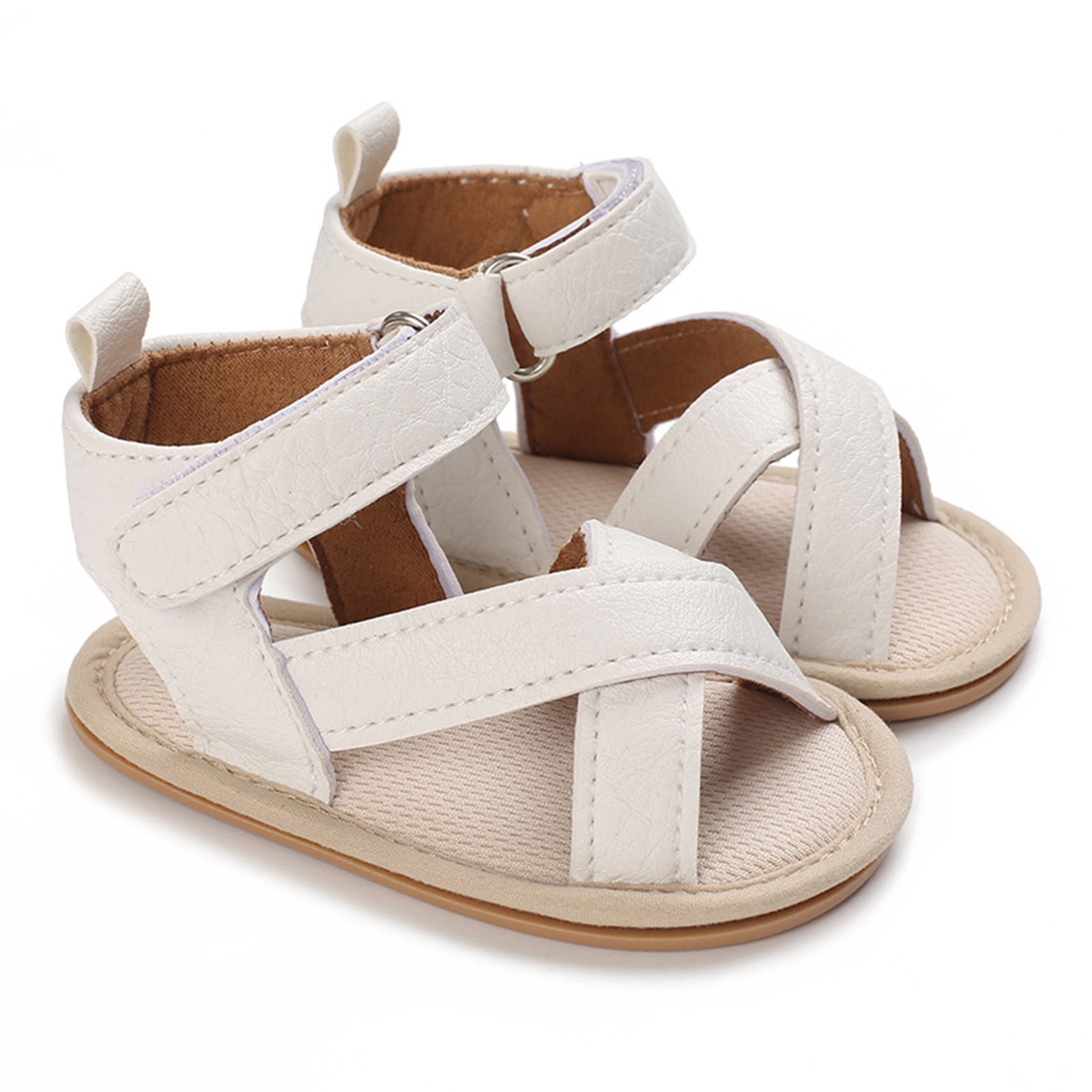 Akiihool Little Girls Dress Sandals Girls Strappy Summer Sandals Open ...