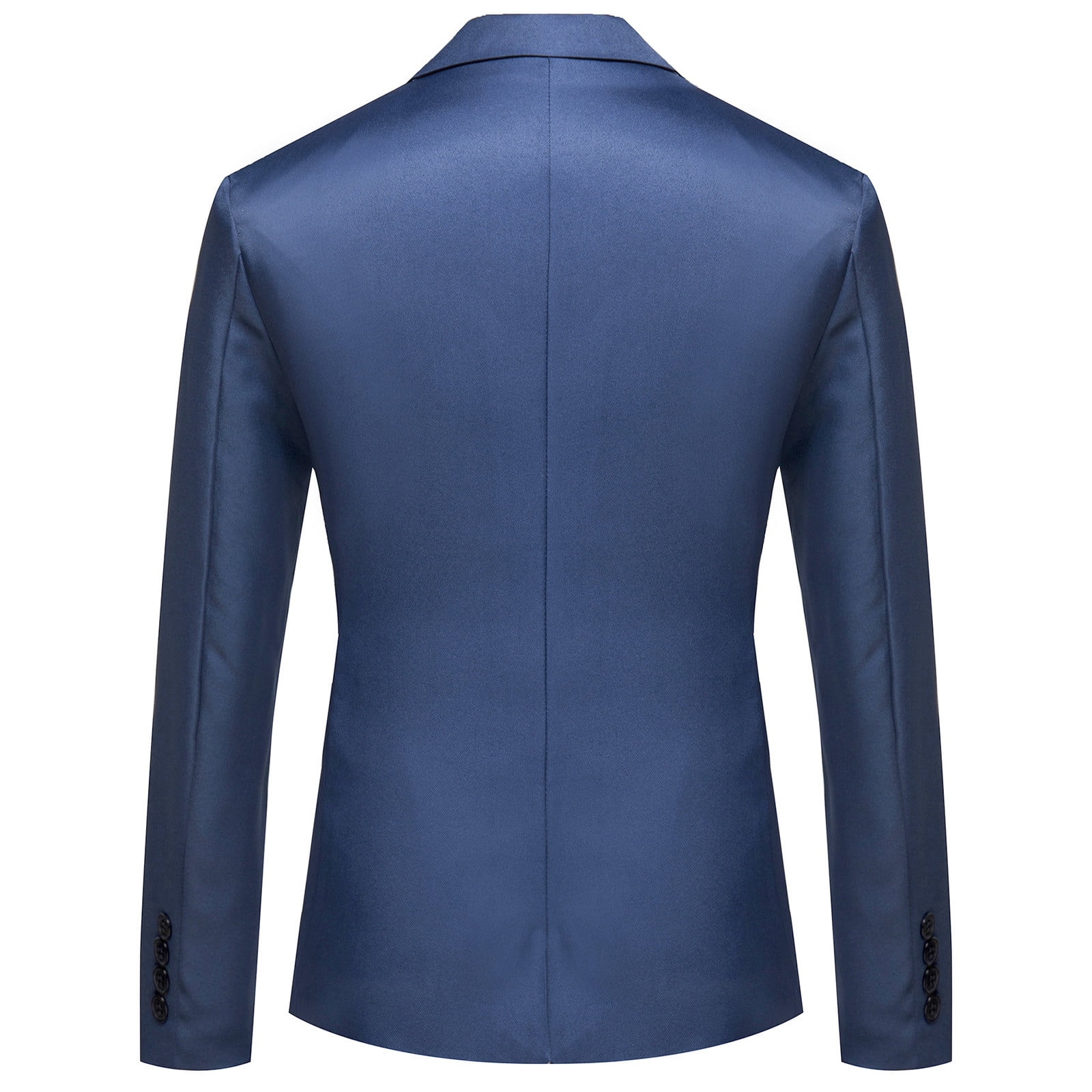 Akiihool Long Sleeve Blazers for Men Mens Casual Slim Fit Suit Jacket ...