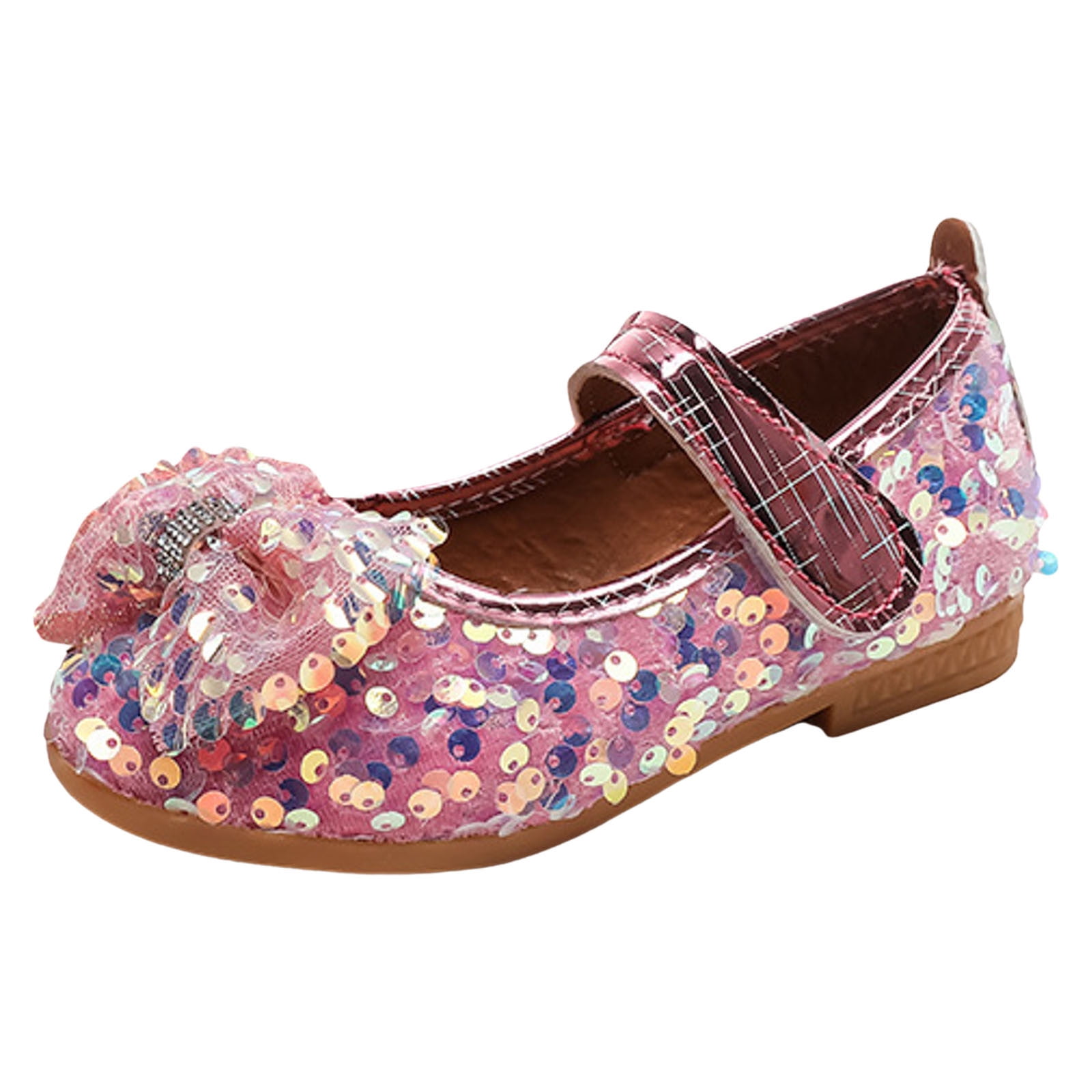 Akiihool Mary Jane Shoes for Girls Little Kid Princess Flats Shoes ...