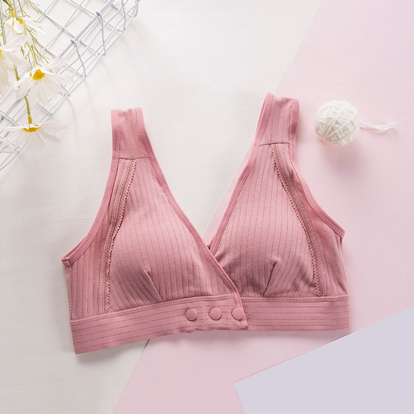 Akiihool Maternity Bras for Pregnancy Large Nursing Bra for Women ...