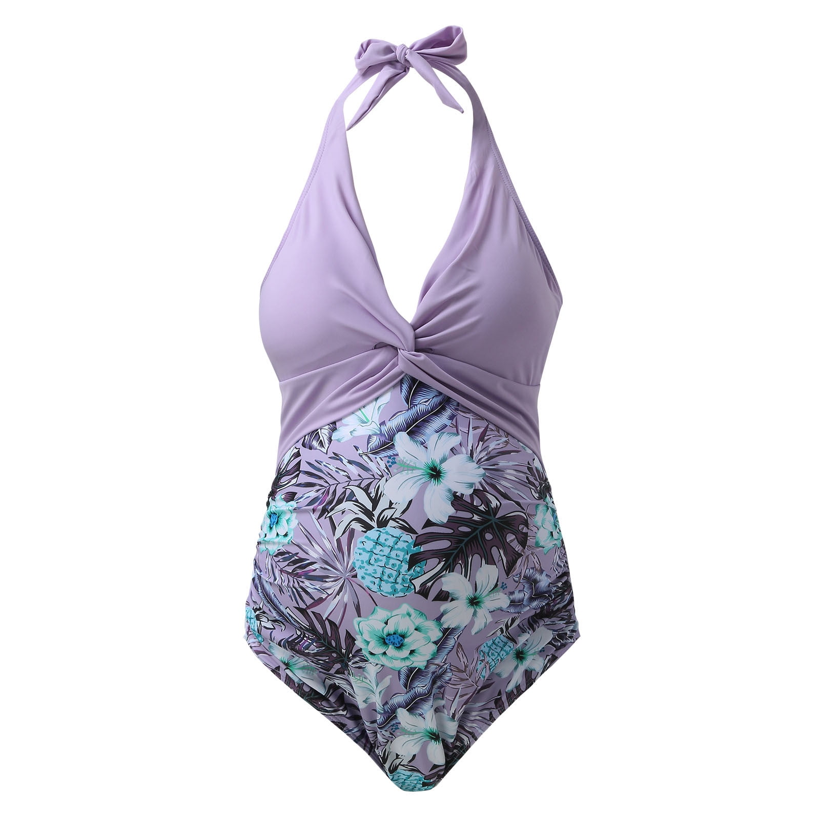 Akiihool Maternity Swimsuit One Piece Maternity Cutout One Piece