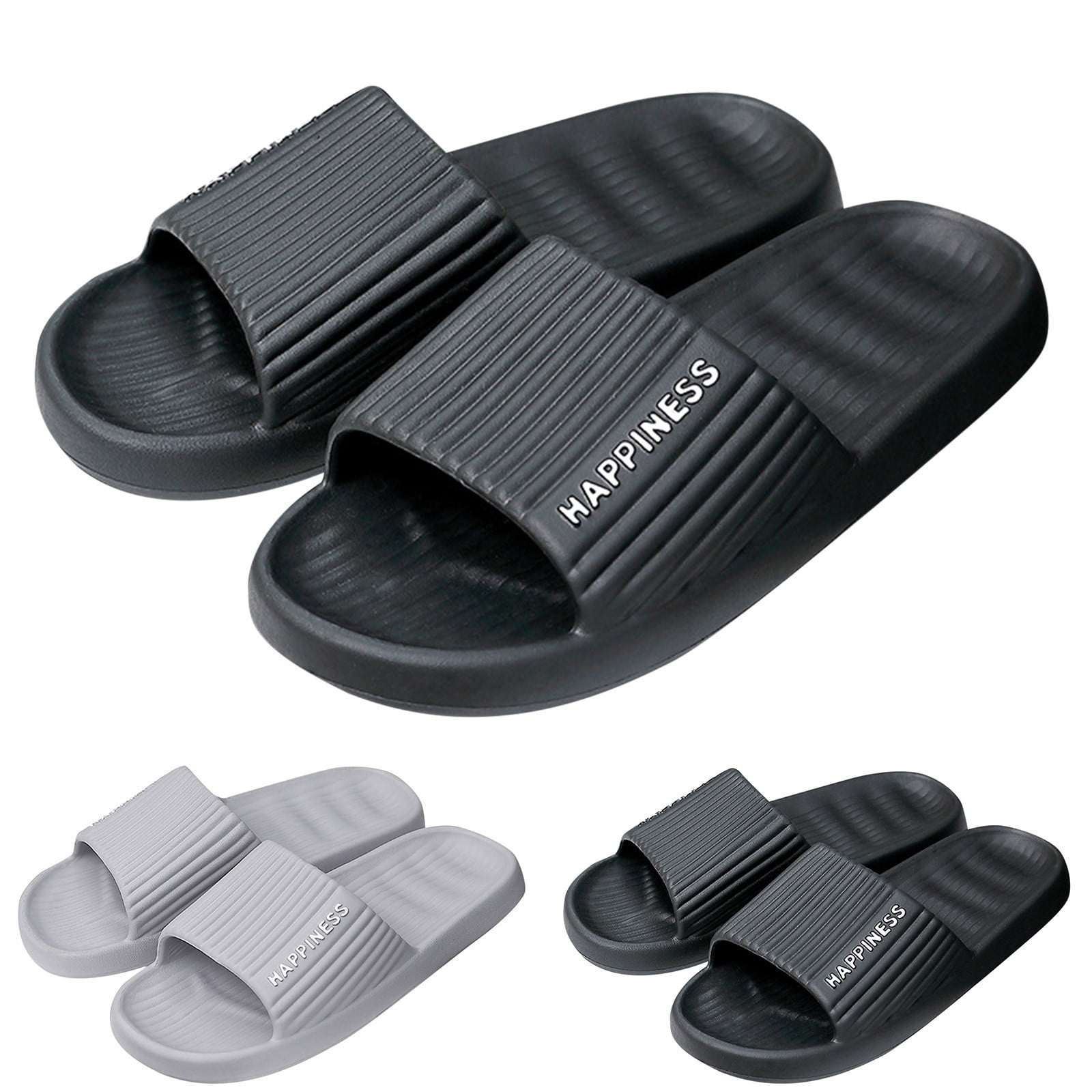 Akiihool Men Sandals Men Sandals Flip Flop with Arch Support Slide ...