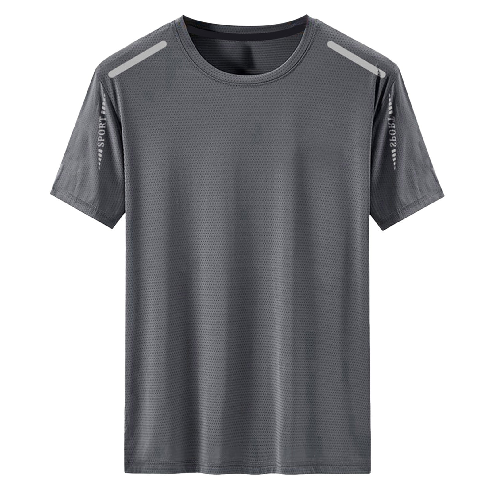 Akiihool Men T Shirts Cotton Men's Soft T Shirt Hem Short Sleeve Casual ...