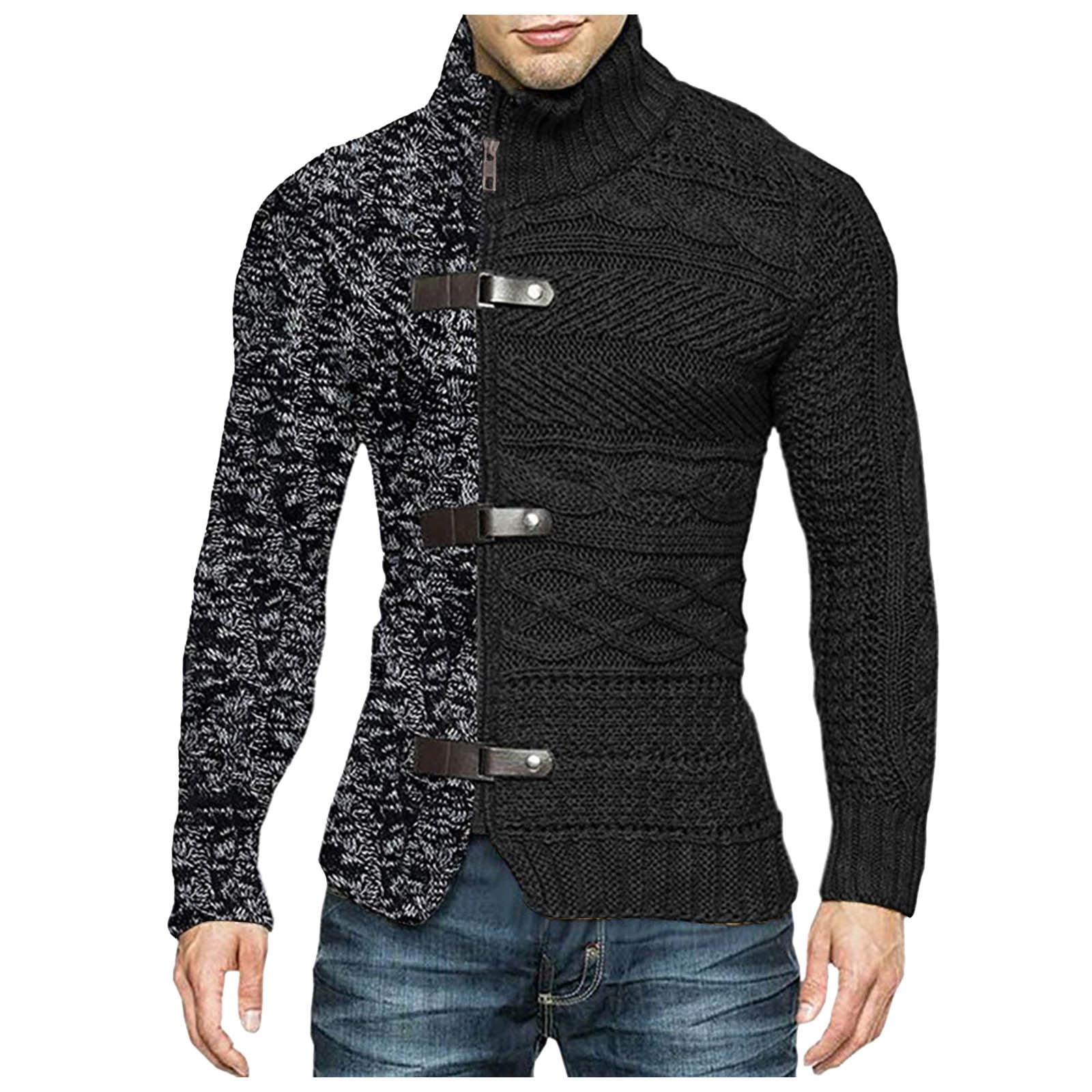 Akiihool Men's Cardigan Mens Casual Comfortable Fit Cardigan V Neck ...