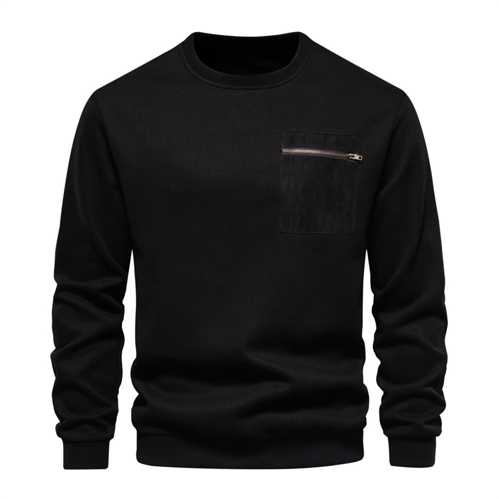 Akiihool Mens Sweatshirt Men's Classic Long Sleeve Sweatshirt Texture ...